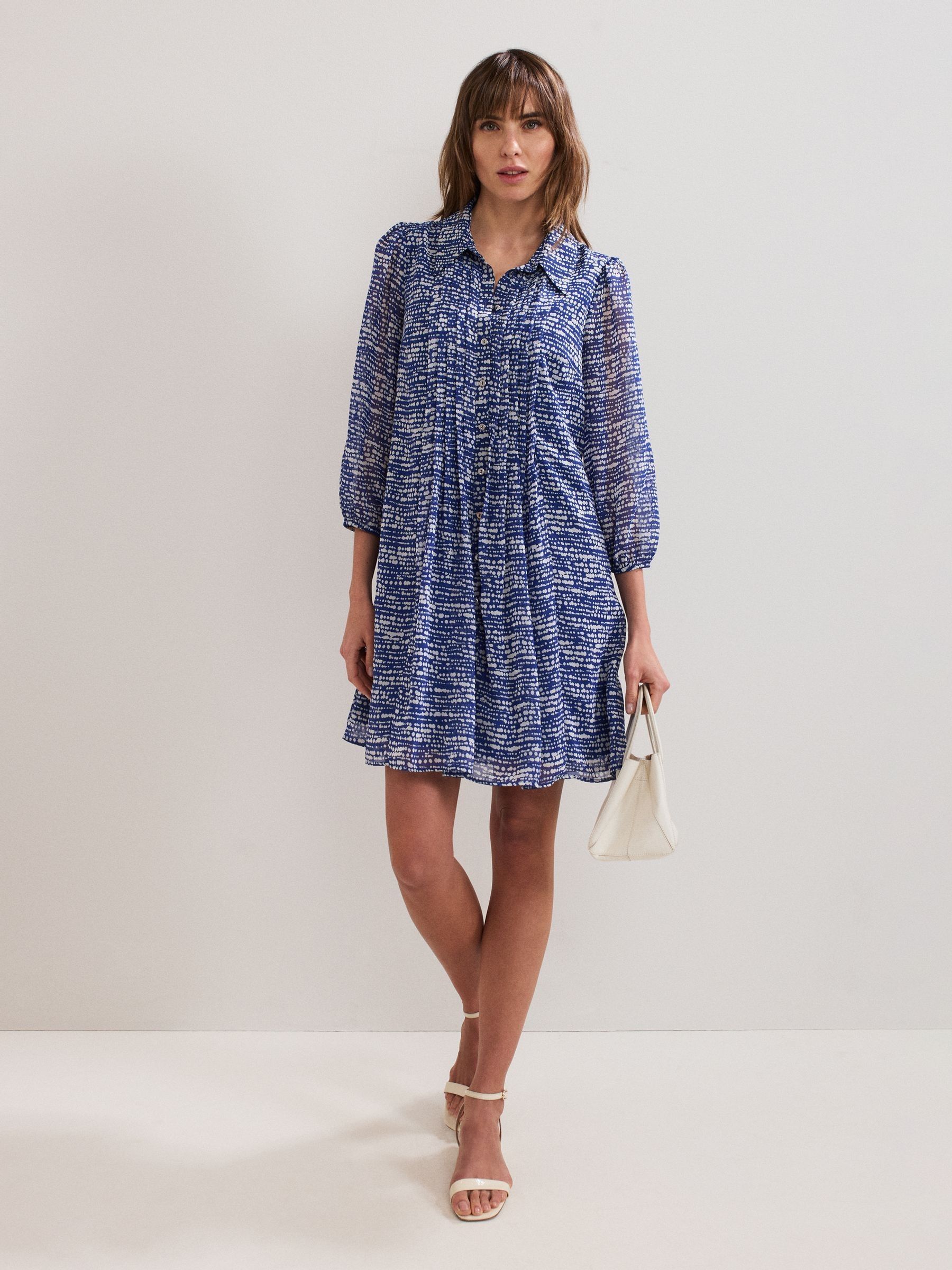 Buy Phase Eight Blue Darley Tunic Dress from the Next UK online shop