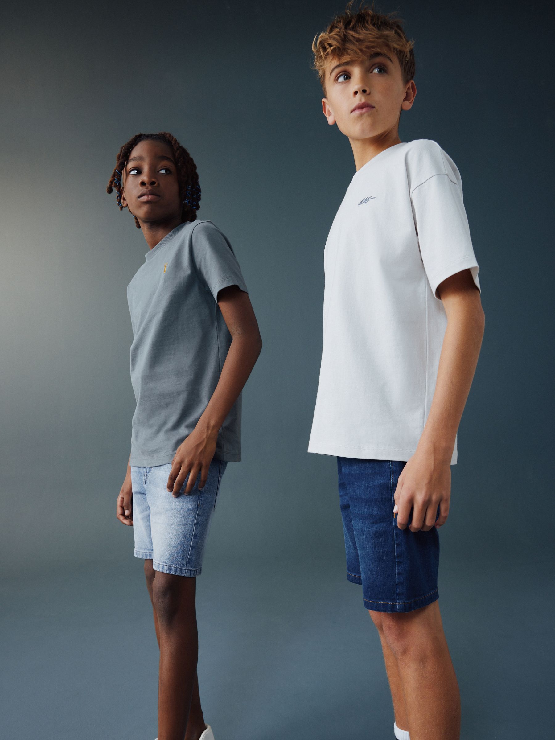 Buy Dark Blue 2 Pack Denim Shorts (3-16yrs) from the Next UK online shop
