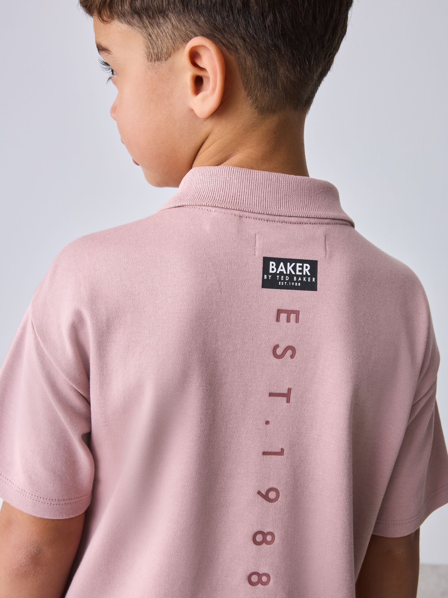 Buy Baker by Ted Baker Oversized Polo Shirt and Shorts Set from Next ...