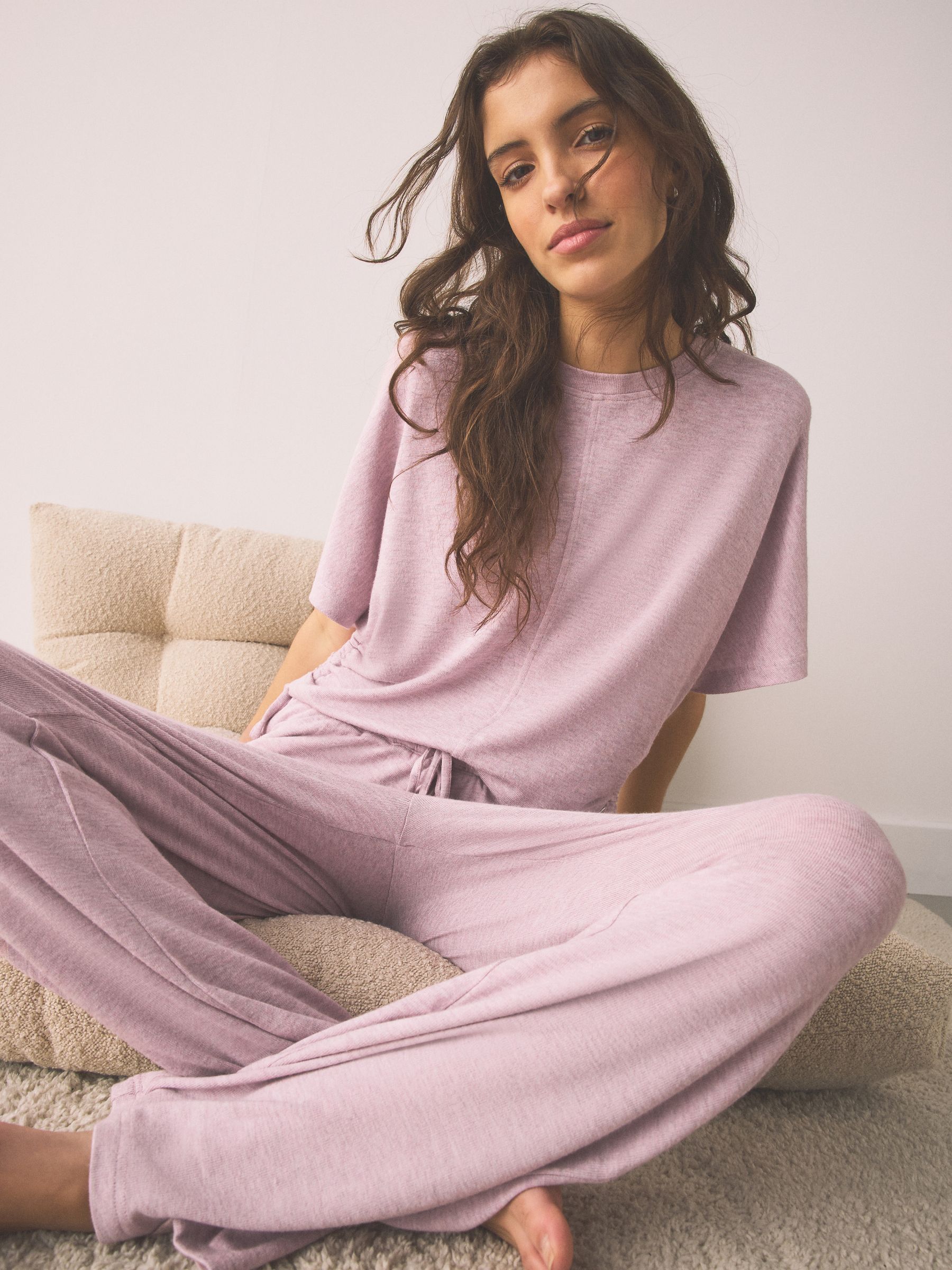 Buy Pink Cosy Short Sleeve Pyjamas from Next Pakistan