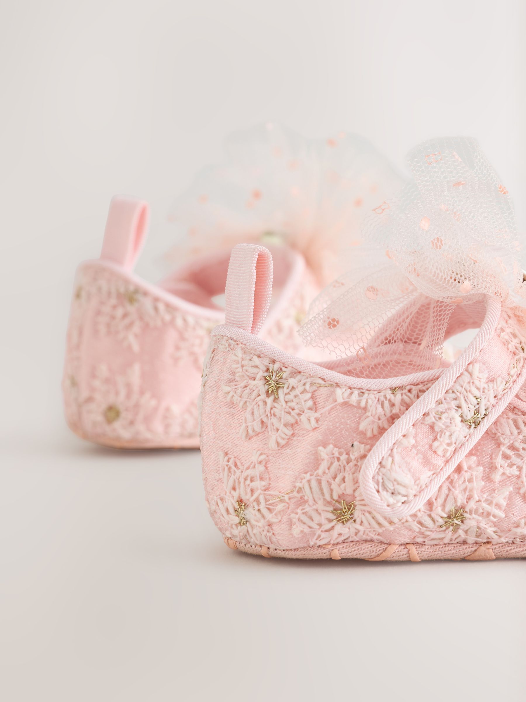Buy Pink - Baker by Ted Baker Baby Occasion Corsage Mary Jane Padder ...