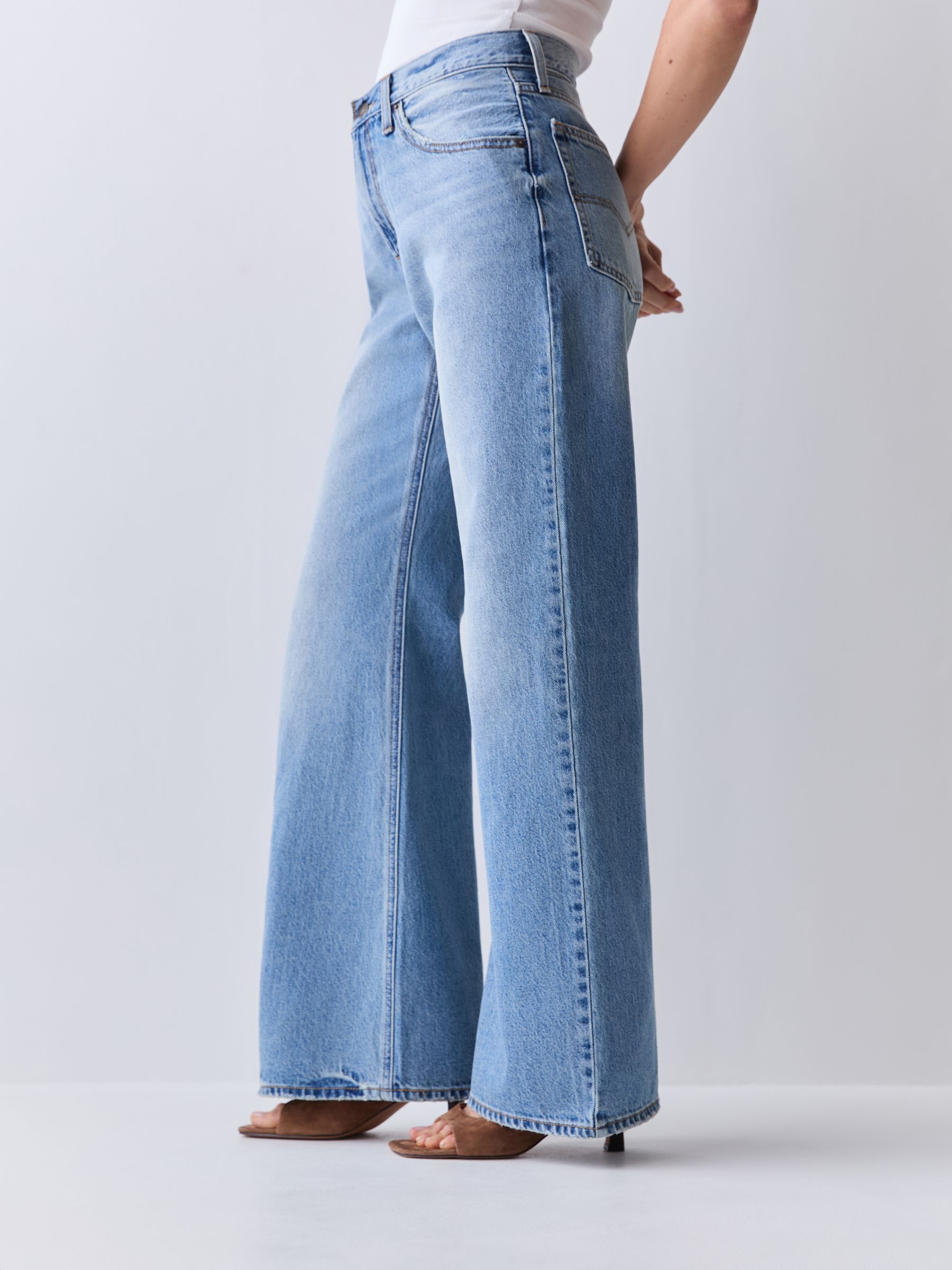 Buy Levi's® Easy Days Blue Loose Bootcut Jeans from the Next UK online shop