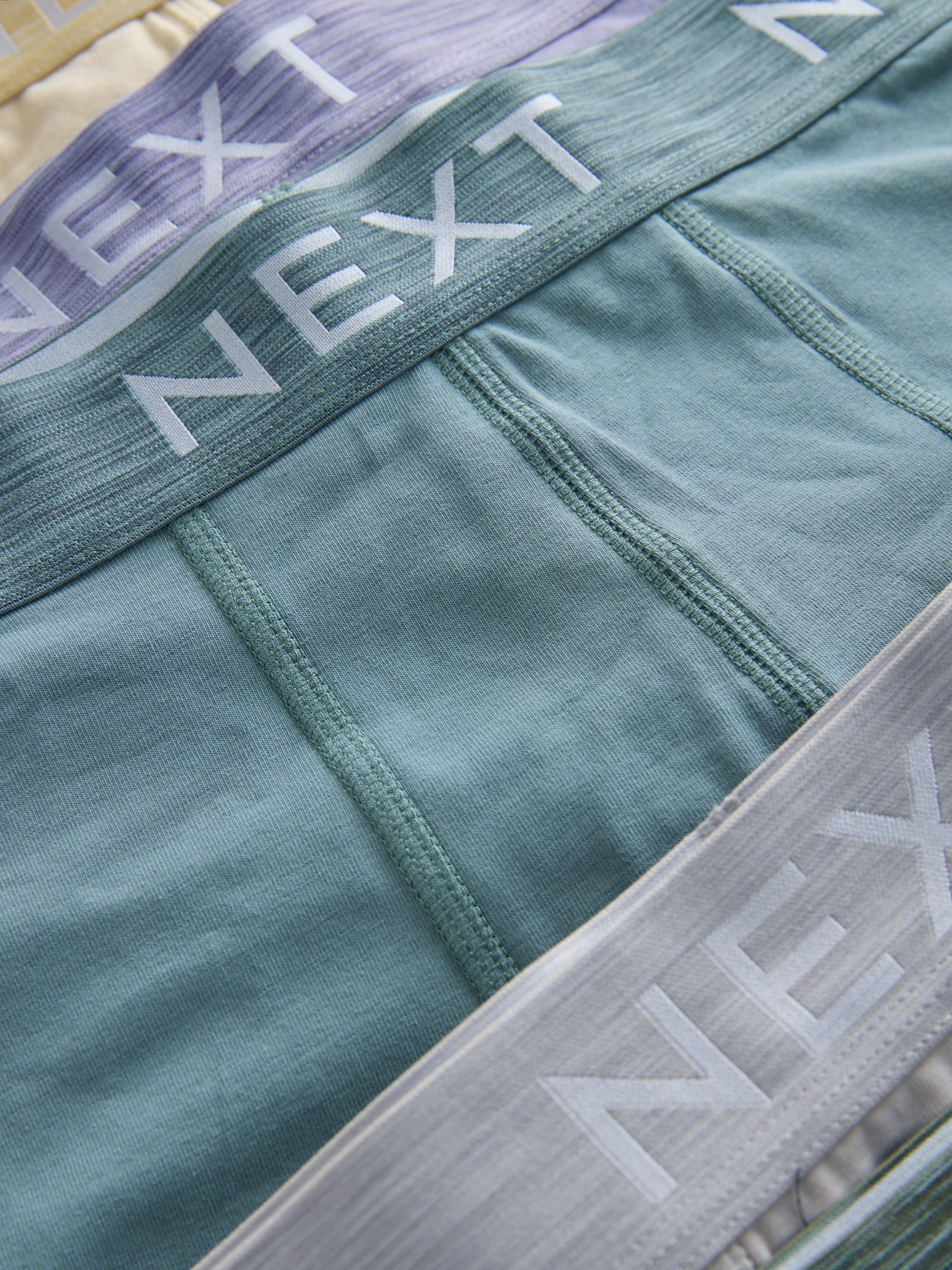 Buy Blue/Purple/Red 10 pack Cotton Rich Blend Hipster Boxers from Next ...