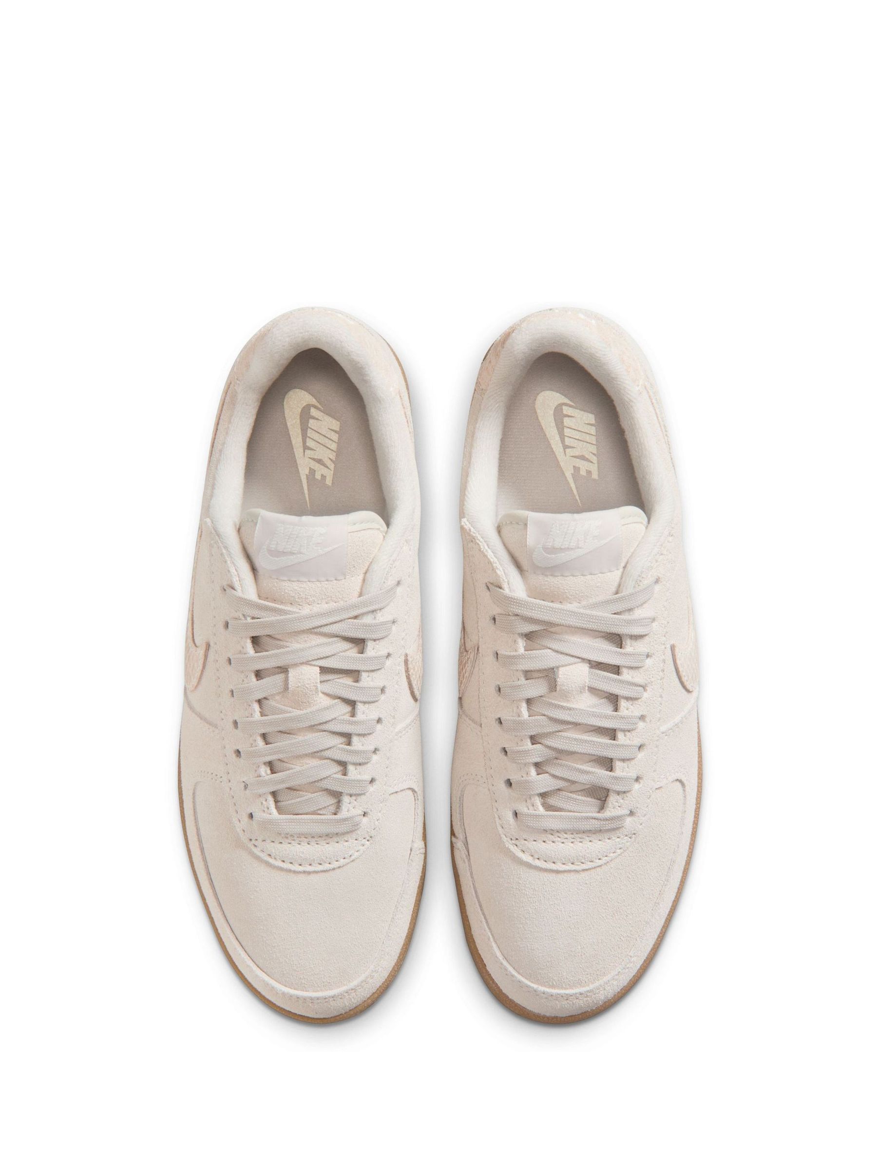 Buy Nike Beige Stone Faux Fur Field General Trainers from Next Netherlands