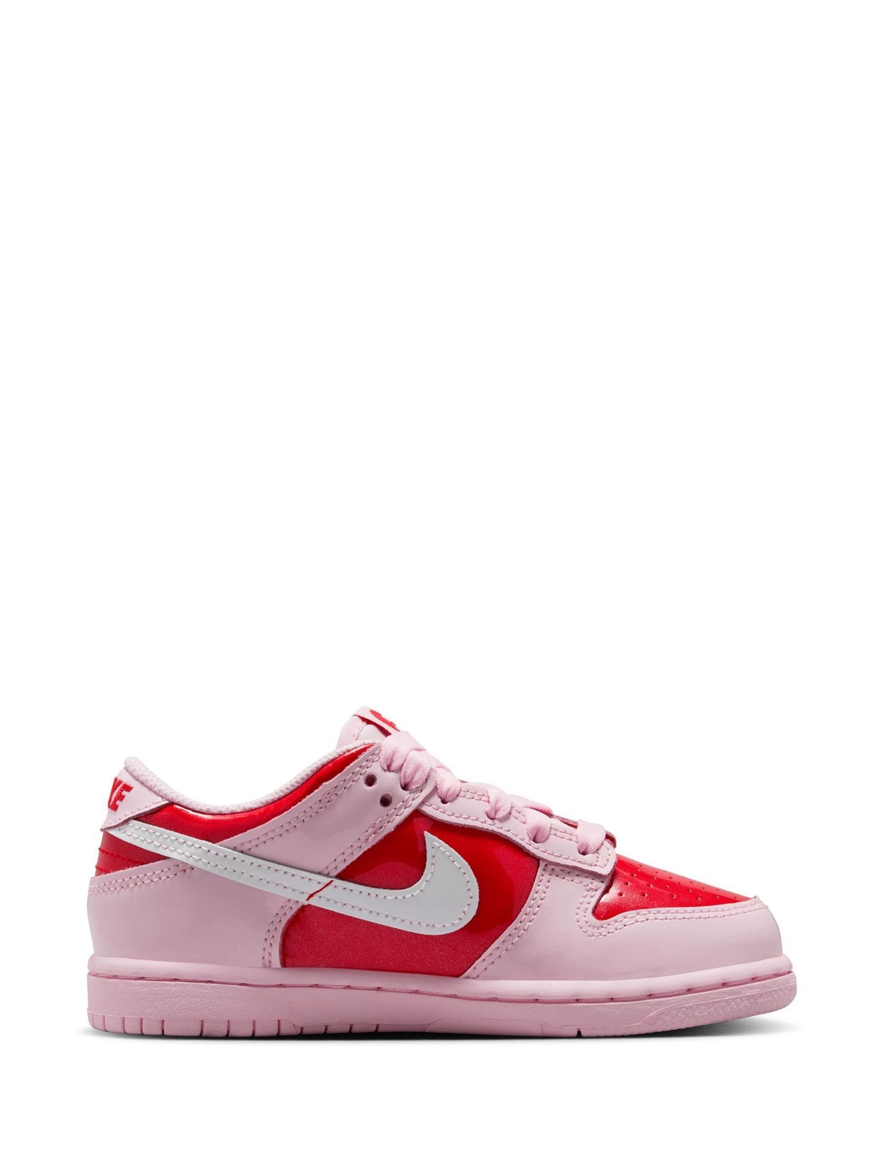 Buy Nike Pink/Red Hearts Junior Dunk Low Trainers from the Next UK ...