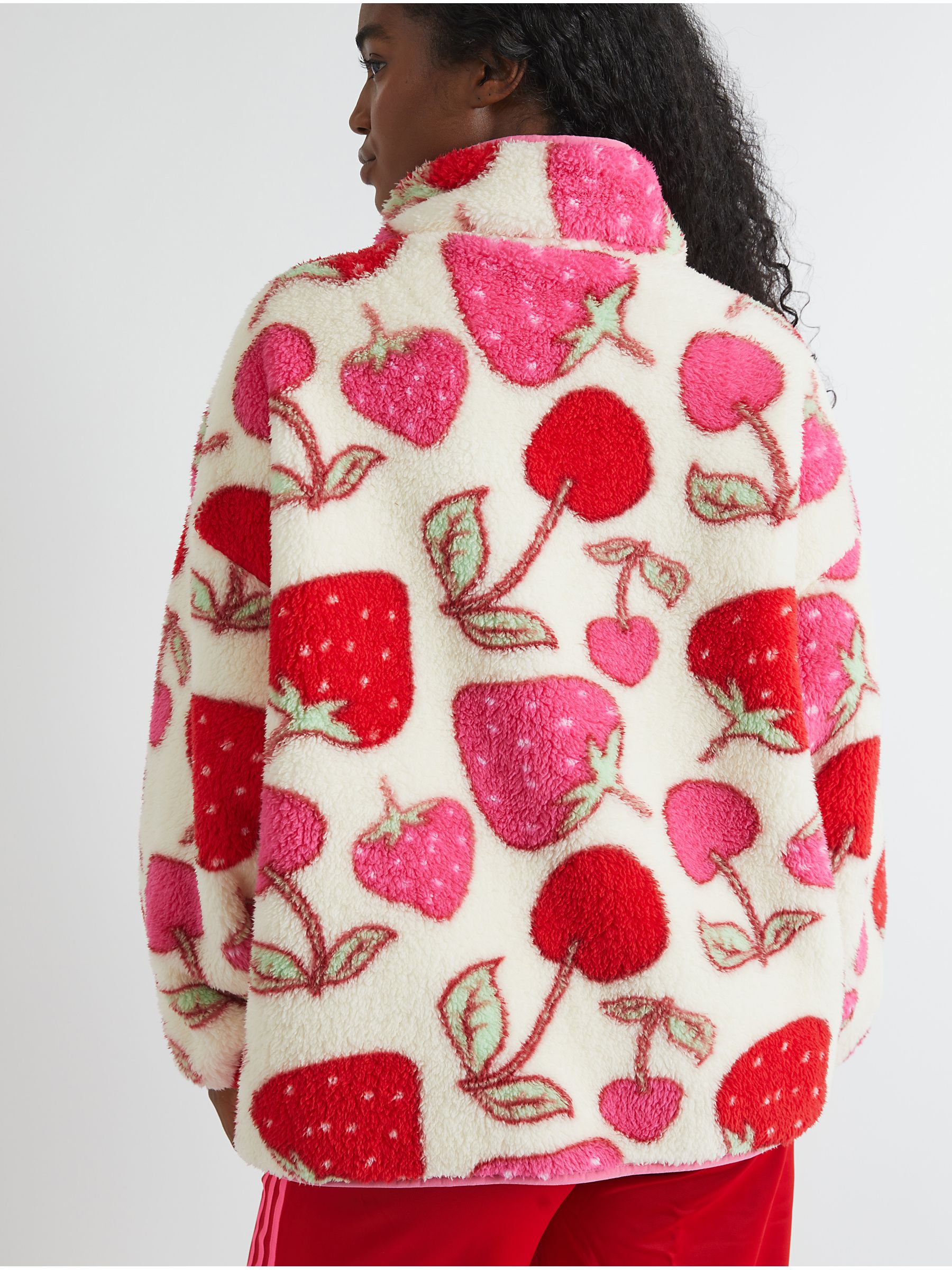 Buy Skinnydip White Cherry and Strawberry Longline Fleece from the Next ...