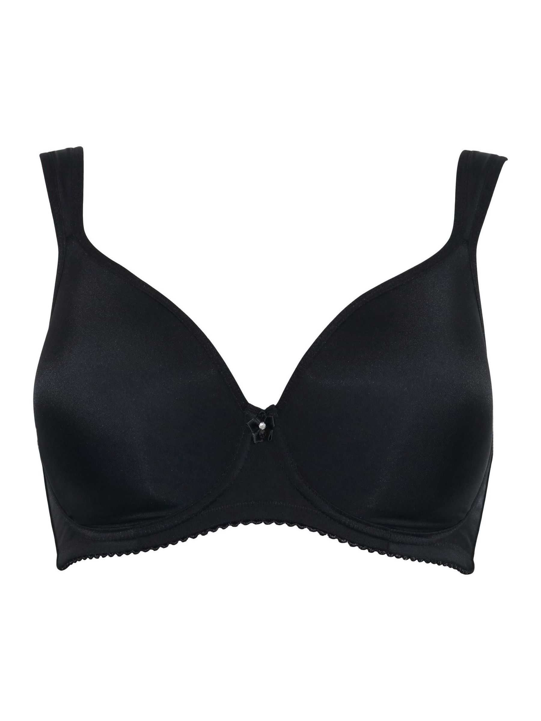 Buy Pour Moi Black Tropez Full Coverage Memory Foam T-Shirt Bra from ...