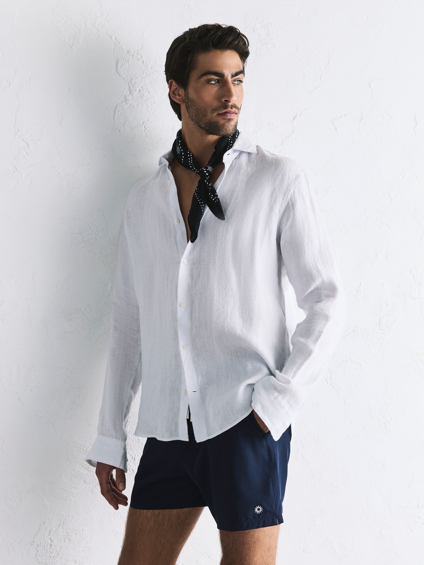 Buy Navy Blue Motion-Flex 5 Inch Swim Shorts from Next Netherlands