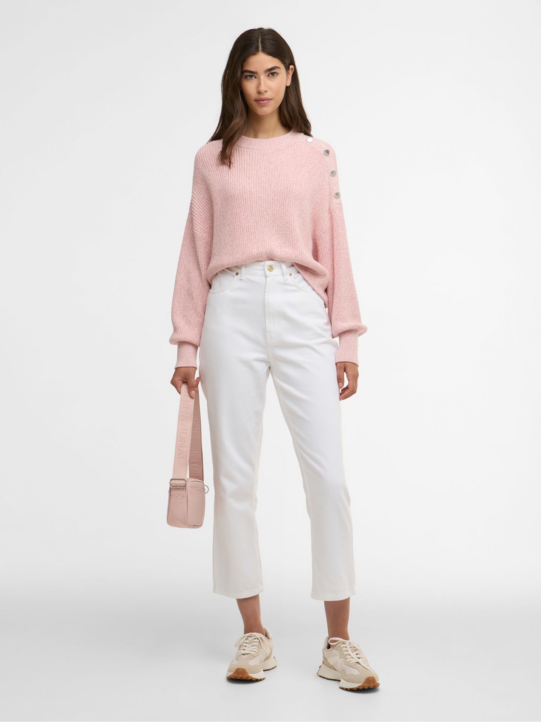 Buy Barbour International Pink Alexis Knitted Jumper from Next Netherlands