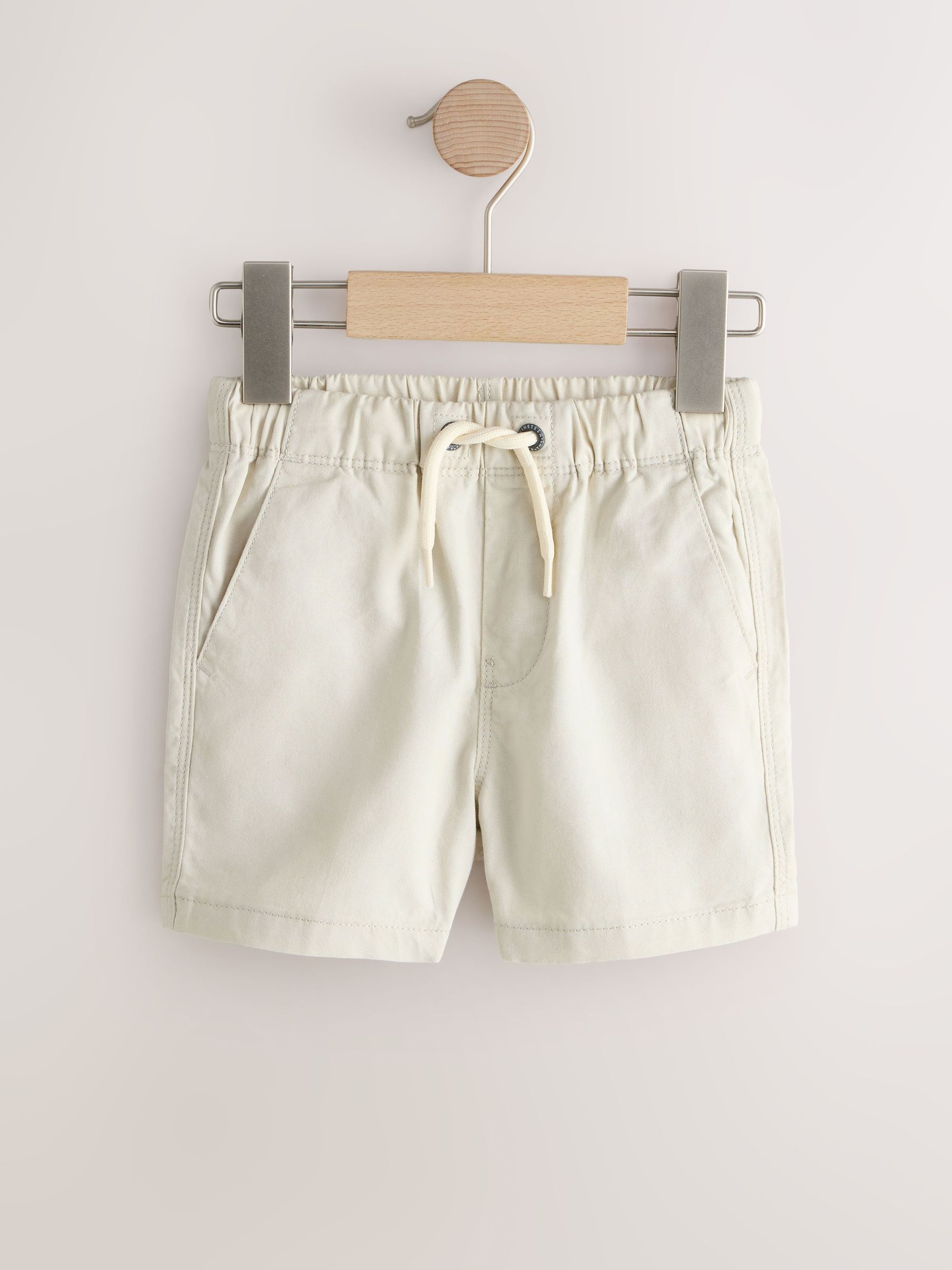 Buy Blue/Neutral/Yellow Pull On Shorts 3 Pack (3mths-7yrs) from the ...