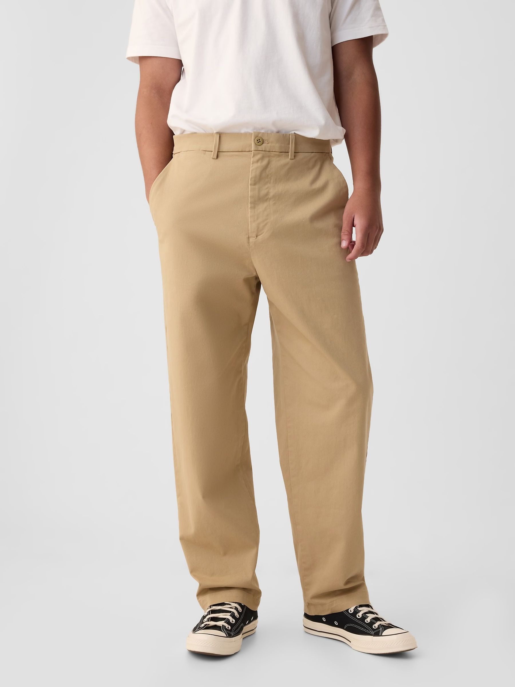 Buy Gap Natural Modern Chinos in Baggy Fit from the Next UK online shop