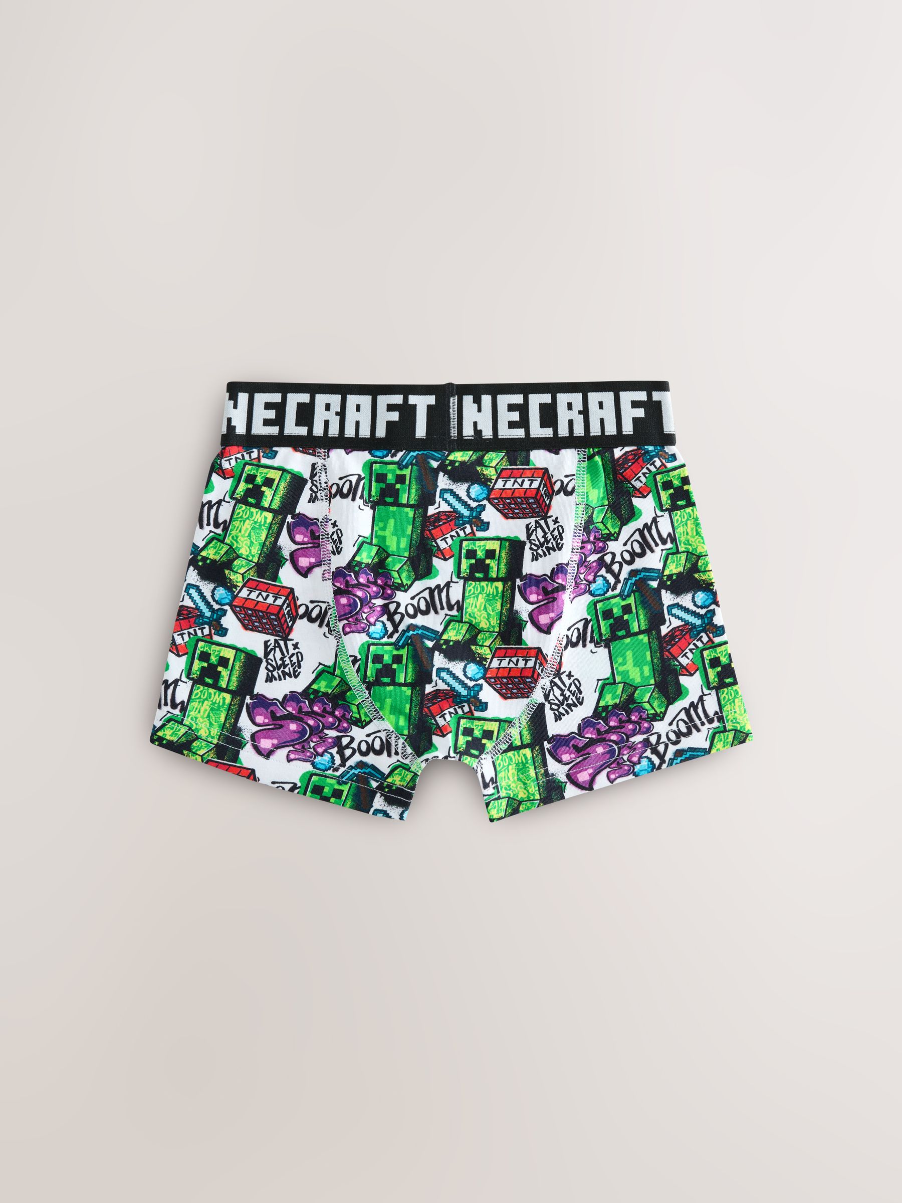 Buy Green/Black Minecraft Trunks 7 Pack (3-14yrs) from Next Hong Kong