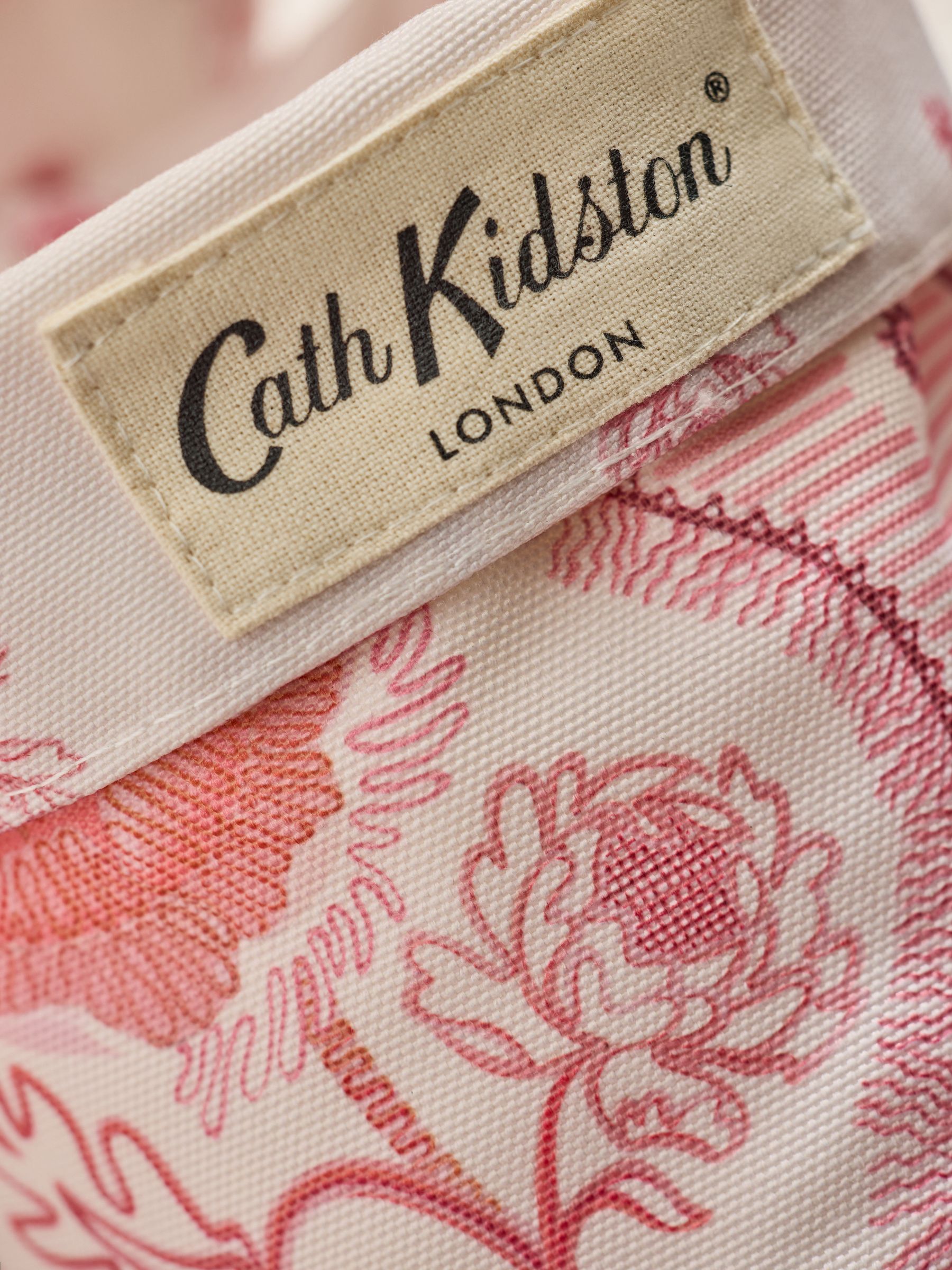 Buy Cath Kidston Set of 2 Pink Spitalfields Reversible Storage Bags ...