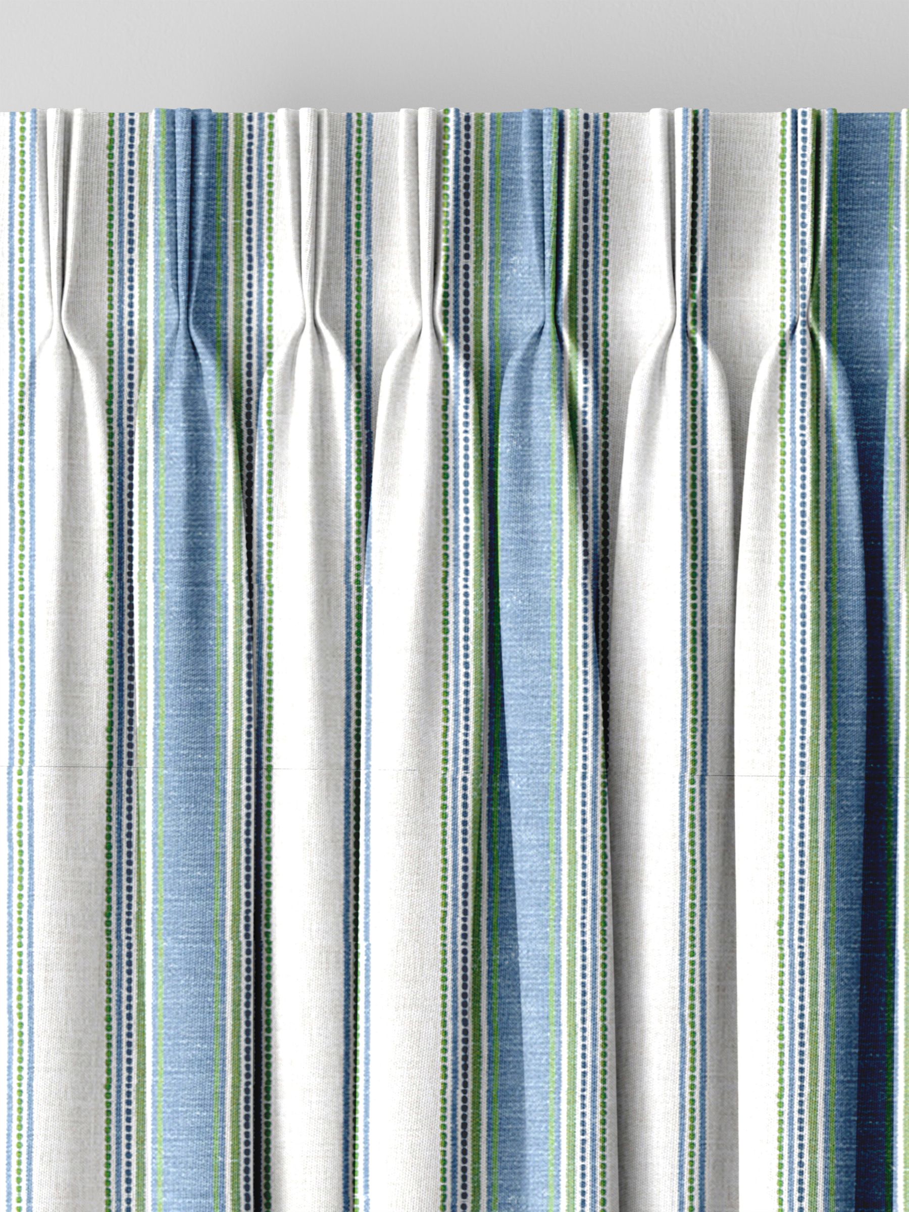 Buy Blue Balthica Made to Measure Curtains from the Next UK online shop