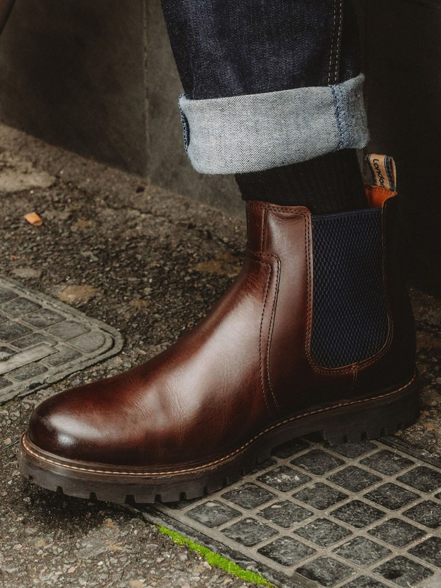 Buy Base London Brown Zinc Chelsea Boot from Next Netherlands