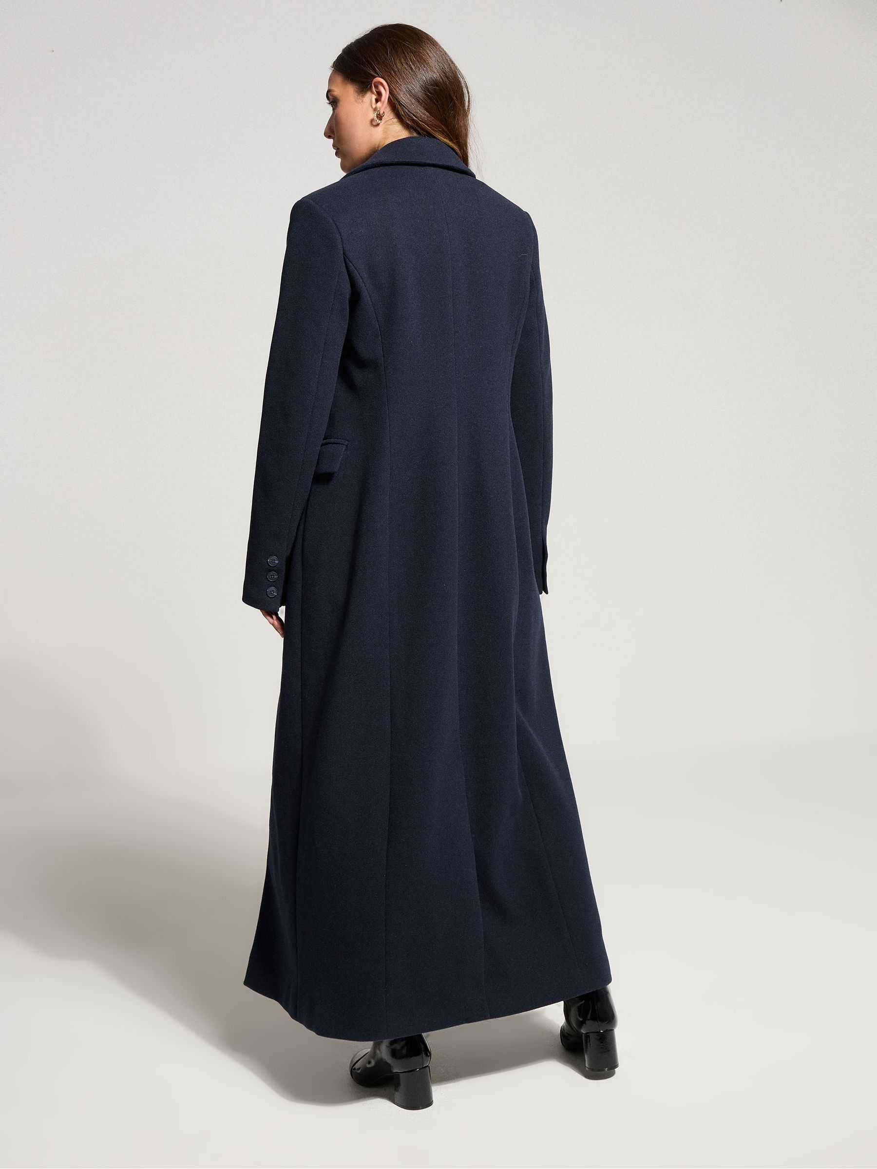 Buy Long Tall Sally Blue Maxi City Coat from the Next UK online shop