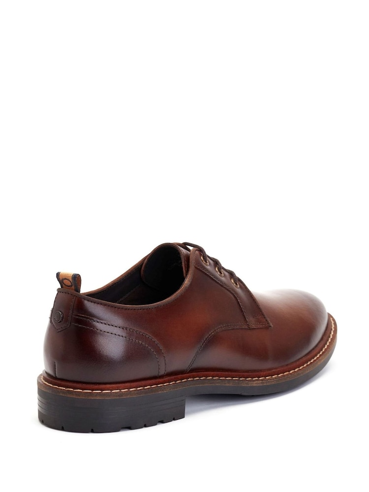 Buy Base London Brown Dime Derby Shoe from Next Belgium