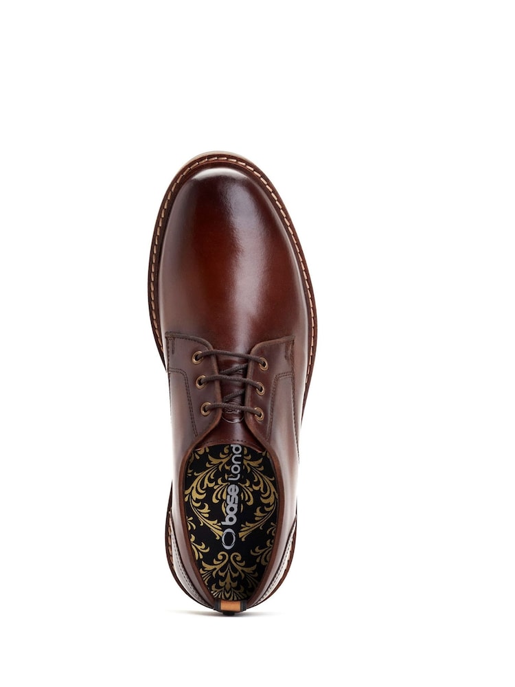 Buy Base London Brown Dime Derby Shoe from Next Belgium