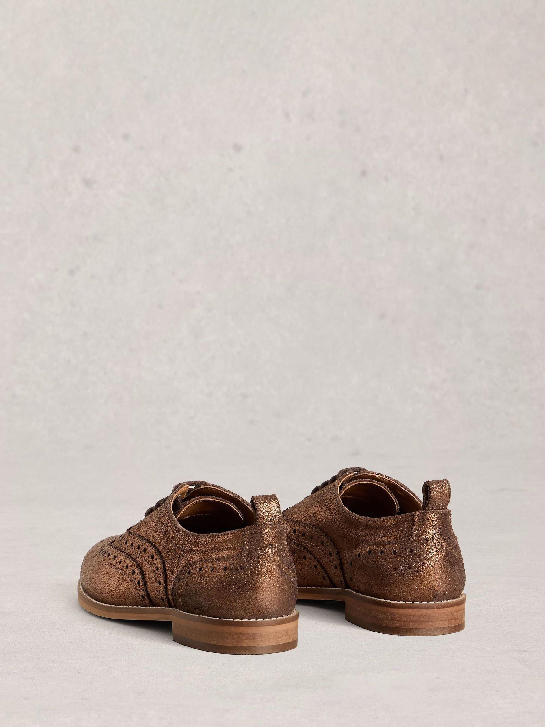 Buy White Stuff Gold Thistle Lace Up Brogues from Next Italy