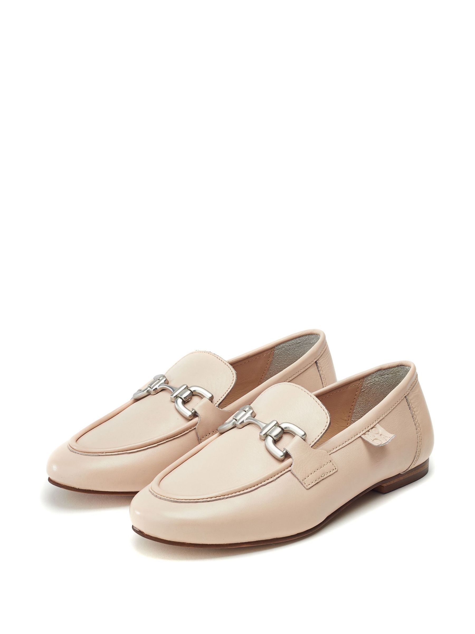 Buy Moda in Pelle Natural Ellea Loafers With Snaffle Trim from the Next ...