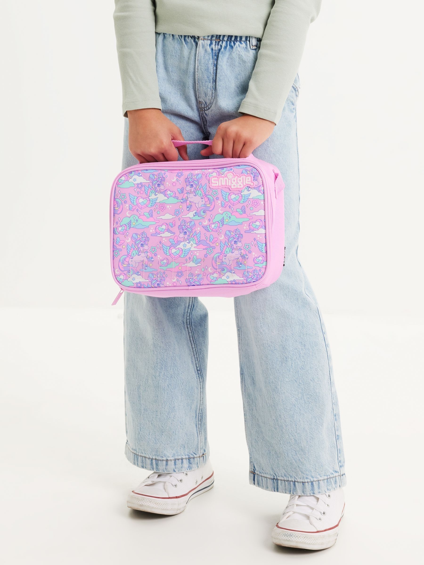 Buy Smiggle Pink Trailblazer Oblong Attach ID Lunchbox from Next Ireland