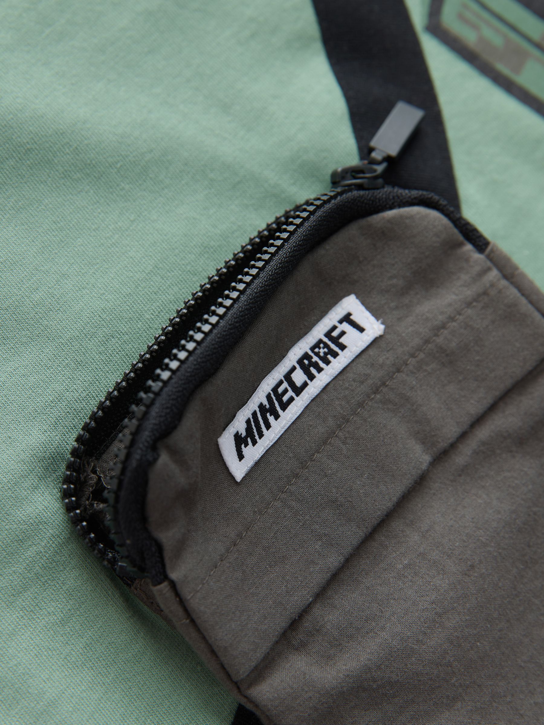 Buy Sage Green Minecraft Bag T-Shirt (3-16yrs) from the Next UK online shop