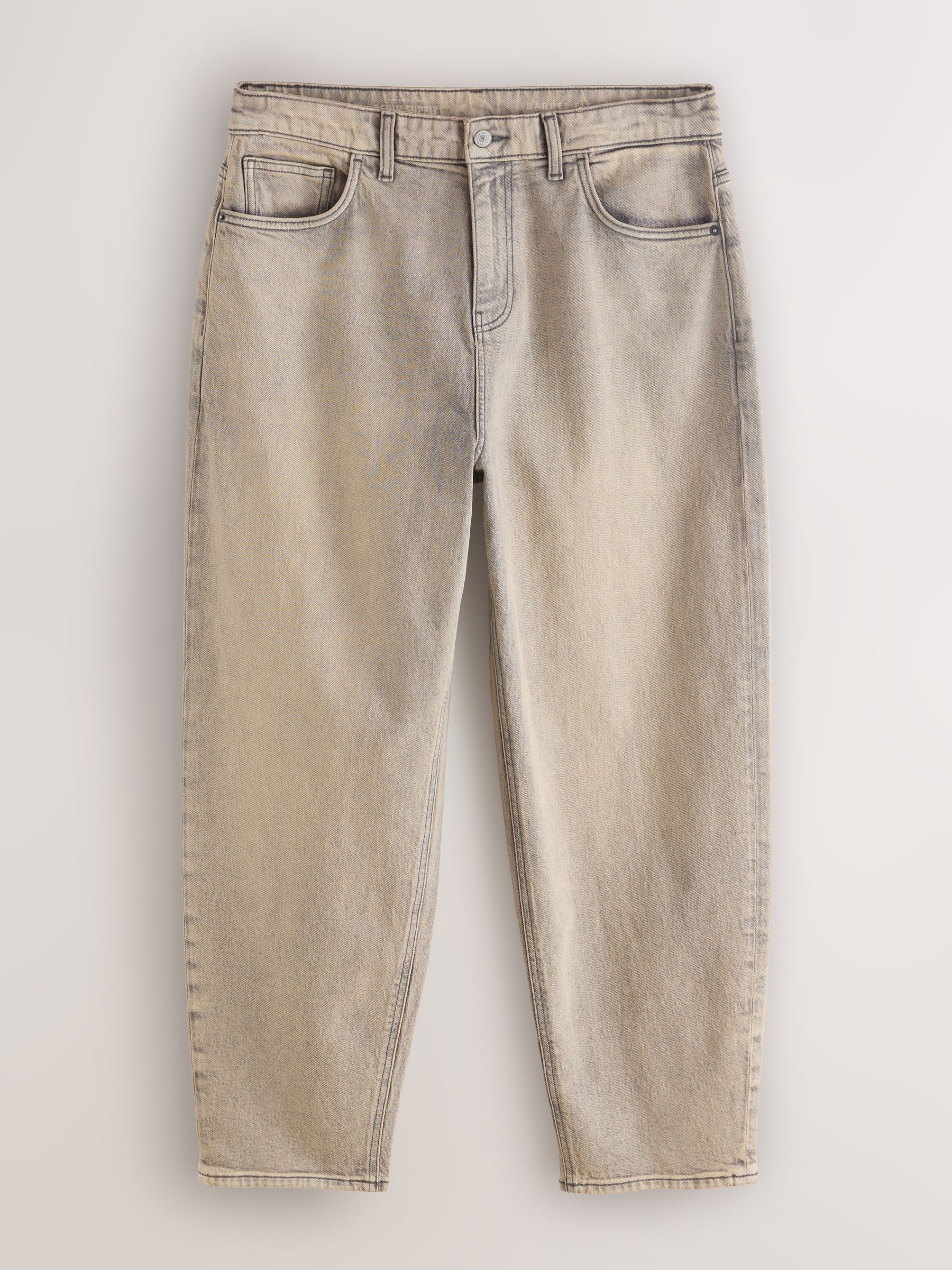Buy Grey EDIT Barrel Fit Jeans from the Next UK online shop