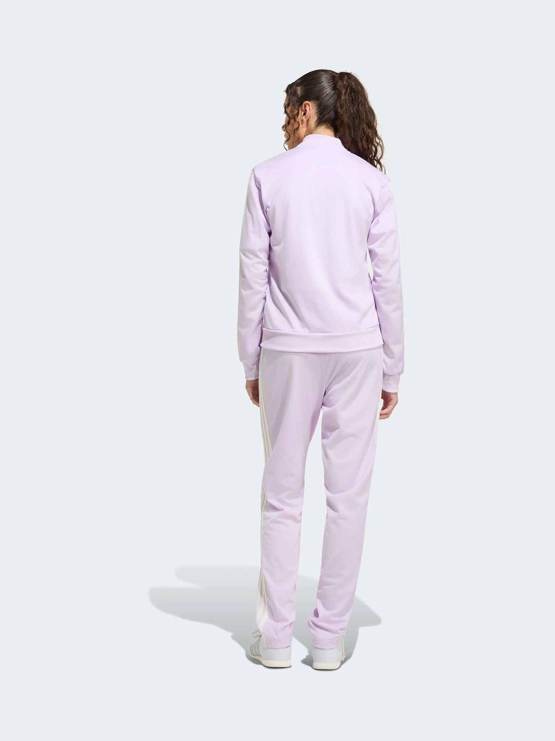 Buy adidas Light Purple Essentials 3-Stripes Tracksuit from Next Israel