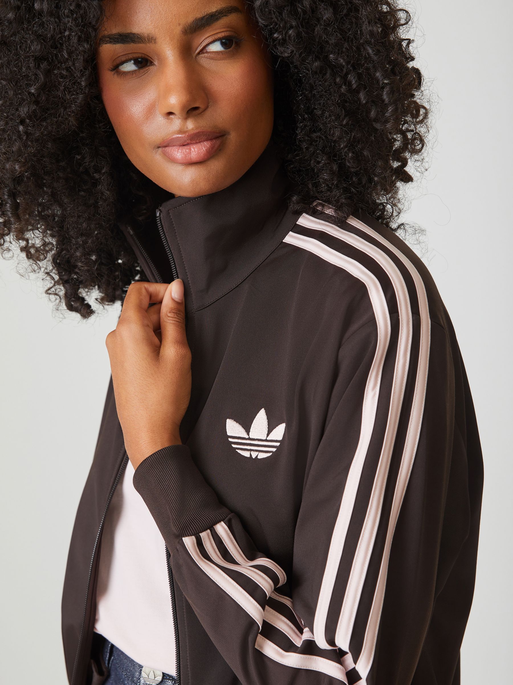 Buy adidas Originals Brown Firebird Loose Track Top from Next Kuwait