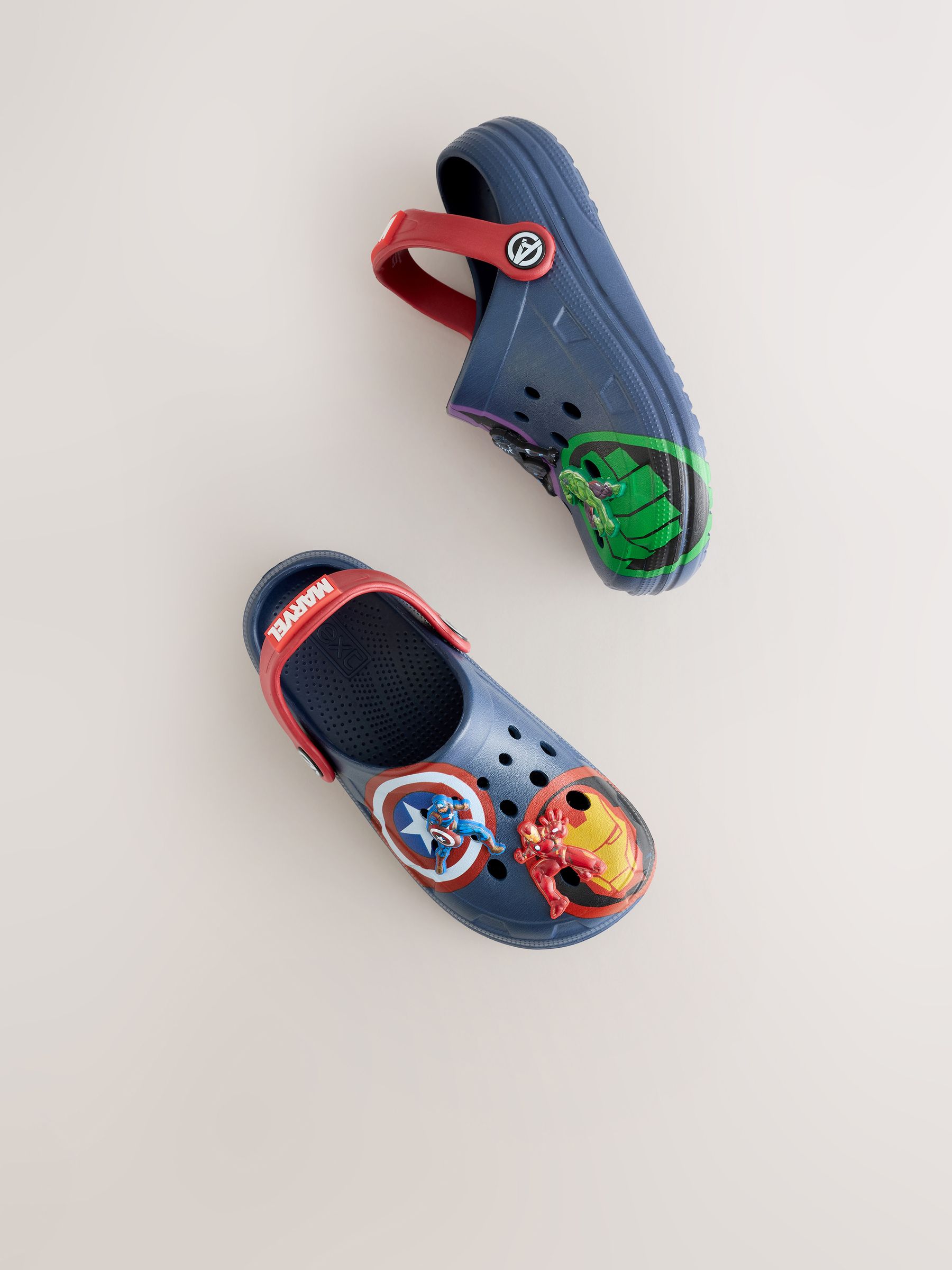 Buy Navy/Red Marvel Clogs from the Next UK online shop