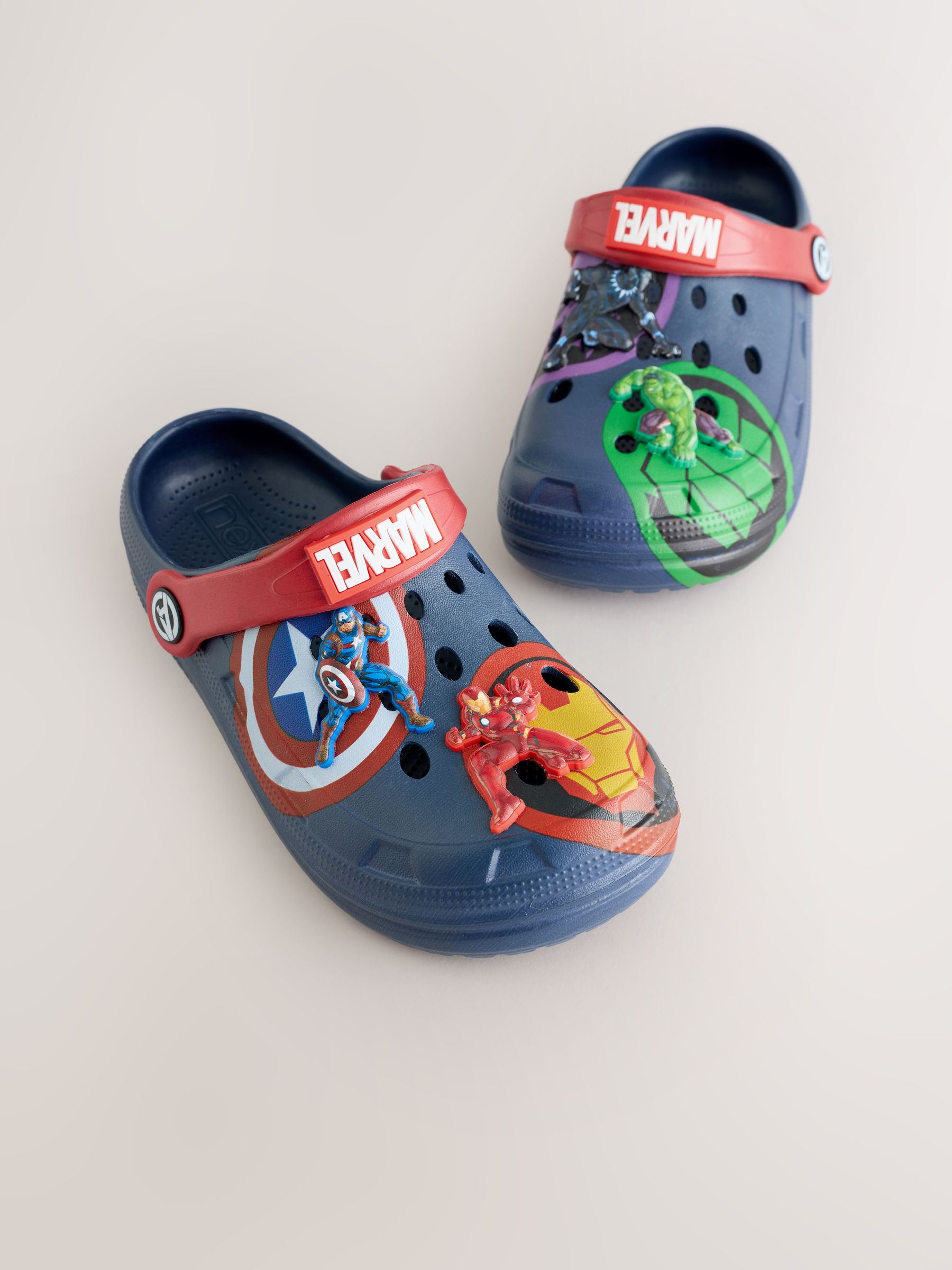 Buy Navy/Red Marvel Clogs from the Next UK online shop