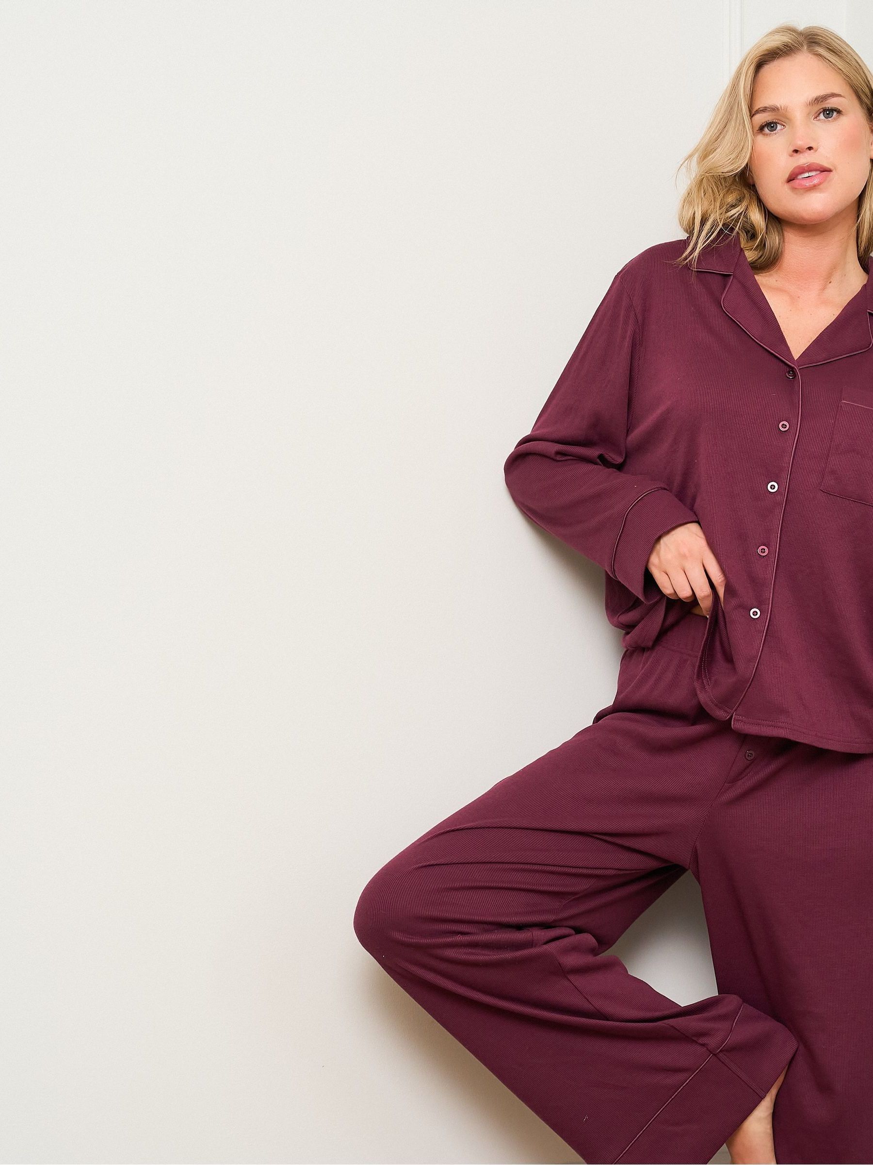 Buy Jim Jam the Label Purple Traditional Pyjamas Set from Next Cyprus