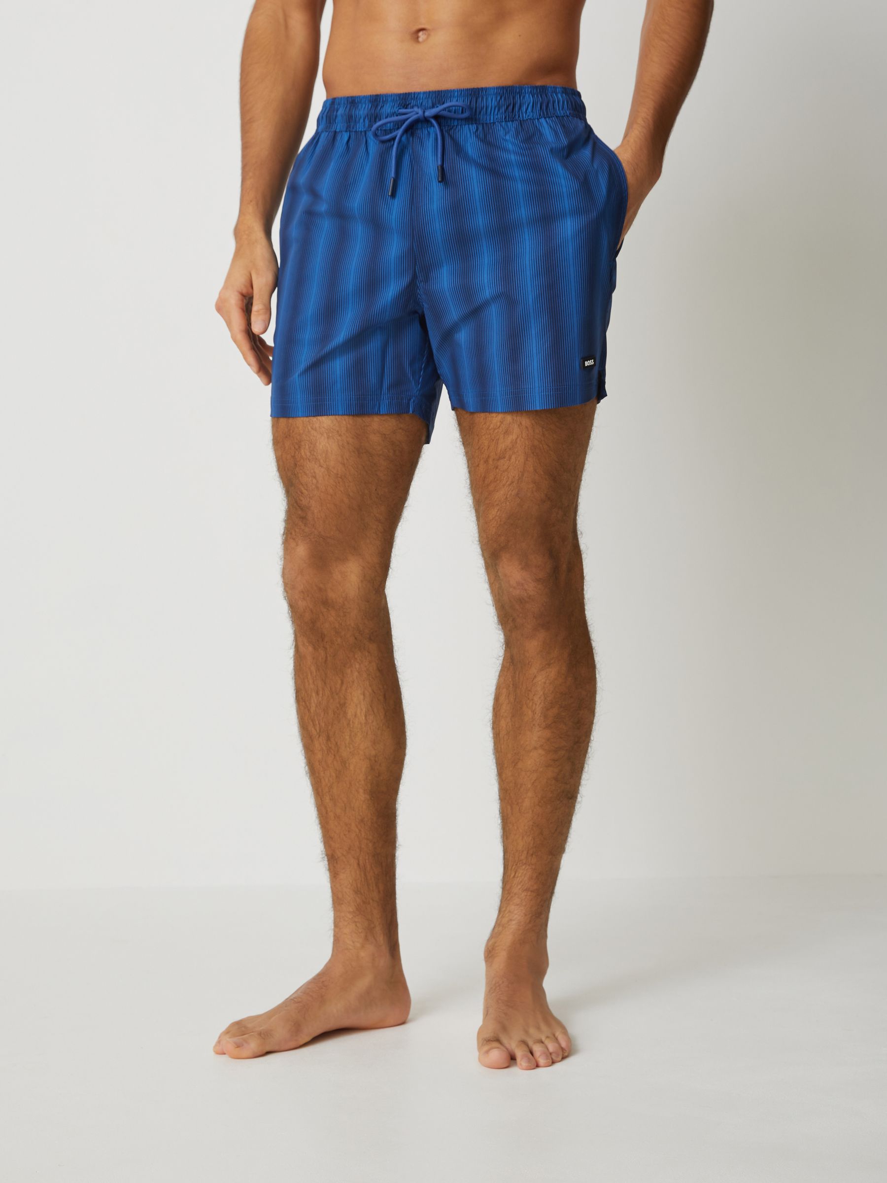 Buy BOSS Blue Flounder Stripe Swim Shorts from the Next UK online shop