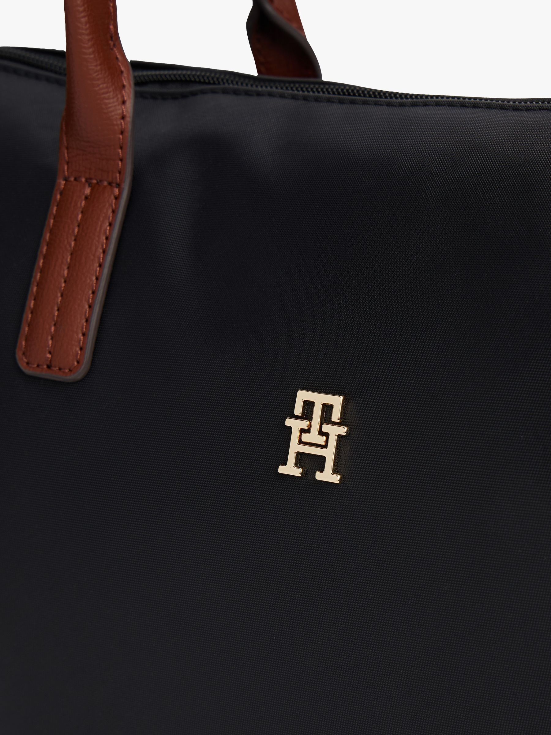 Buy Tommy Hilfiger Black Monogram Tote Bag from Next New Zealand