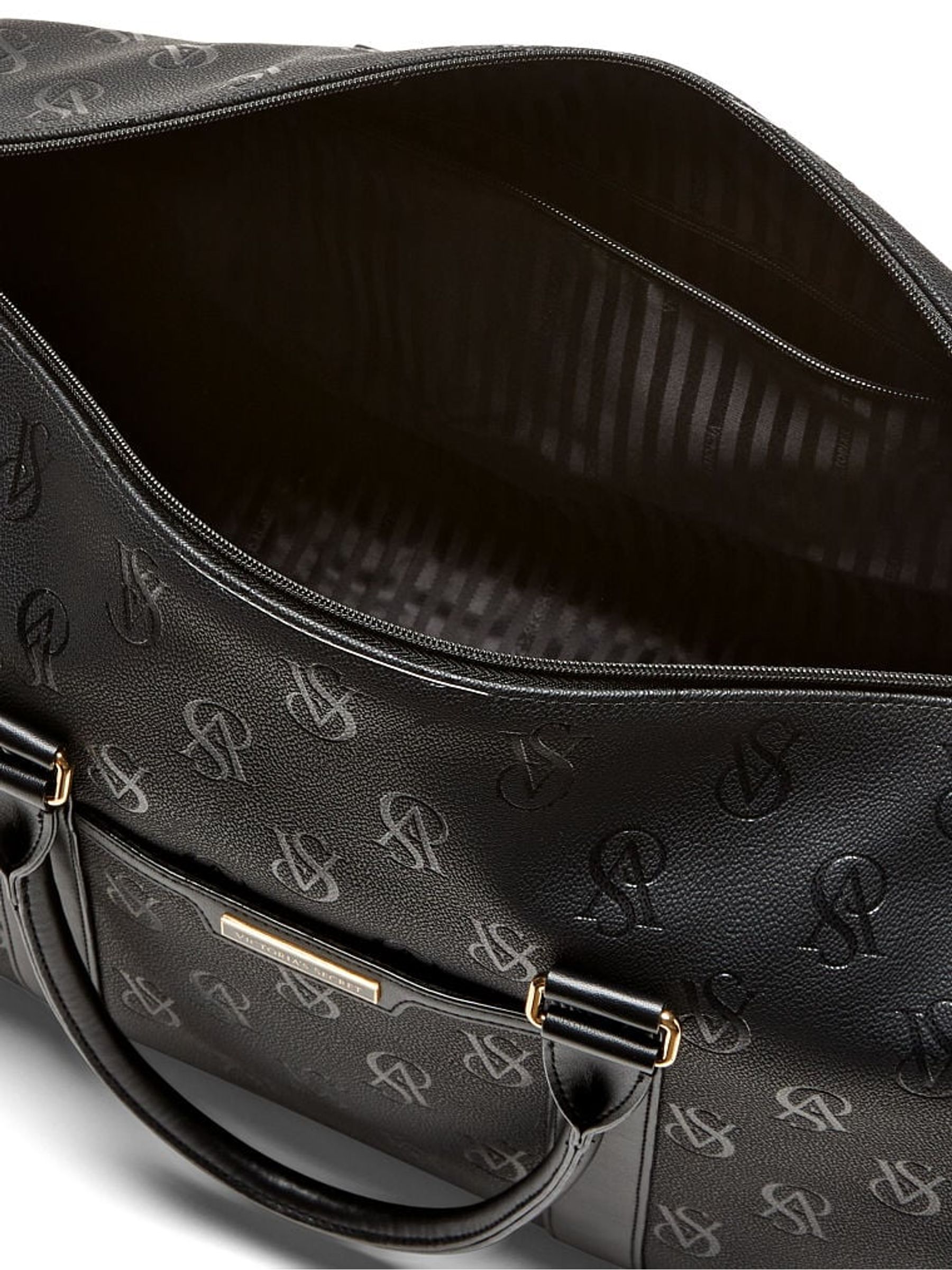 Buy Victoria's Secret Black The VS Get Away Travel Duffle Bag from the ...