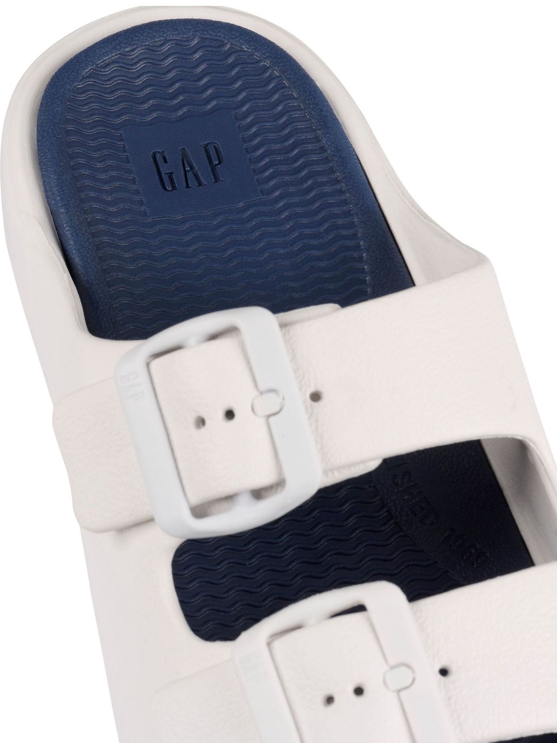 Buy Gap White Double Strap Virginia EVA Sandals from the Next UK online ...