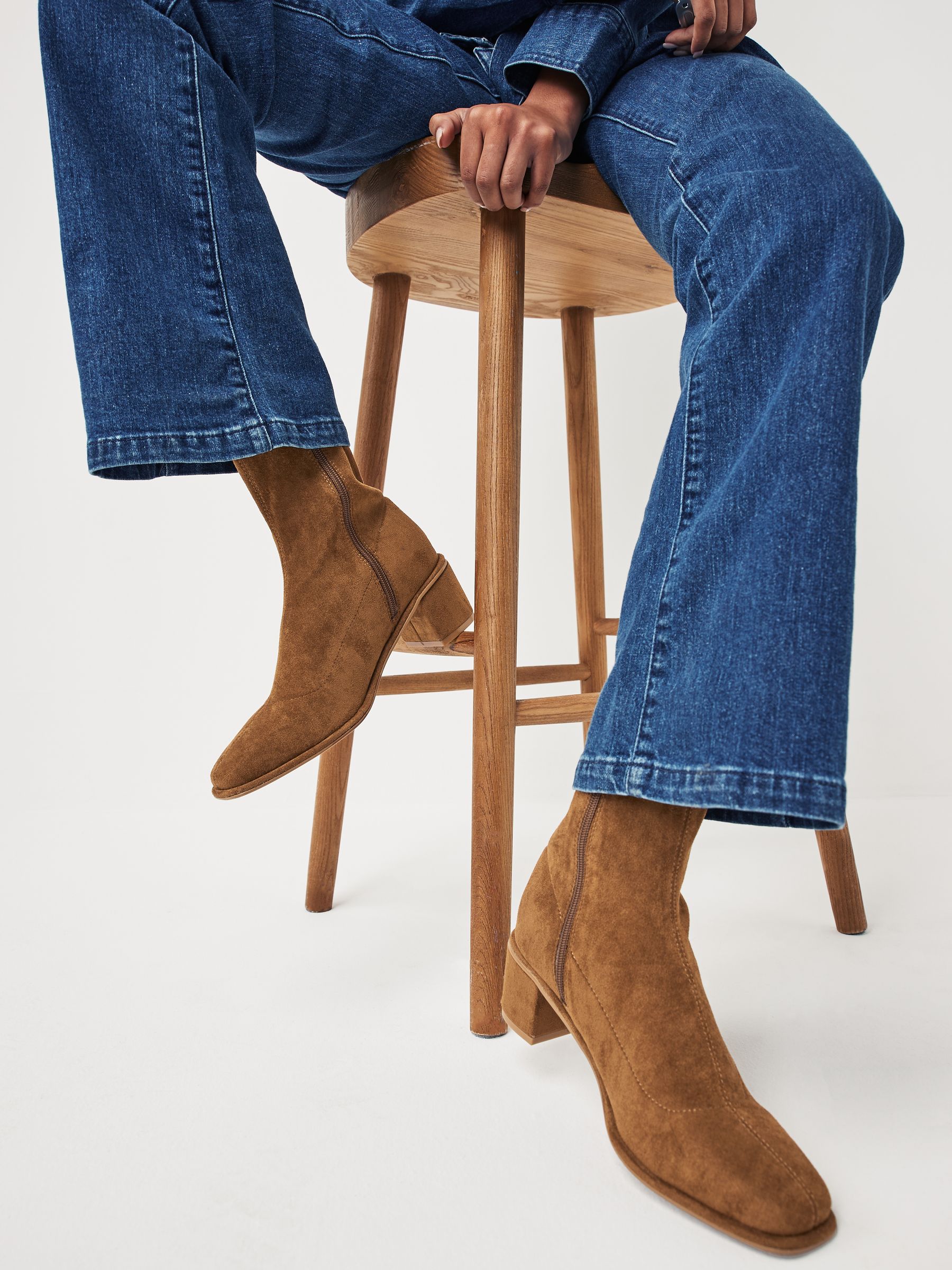 Buy Tan Brown Forever Comfort® Sock Ankle Boots from the Next UK online ...