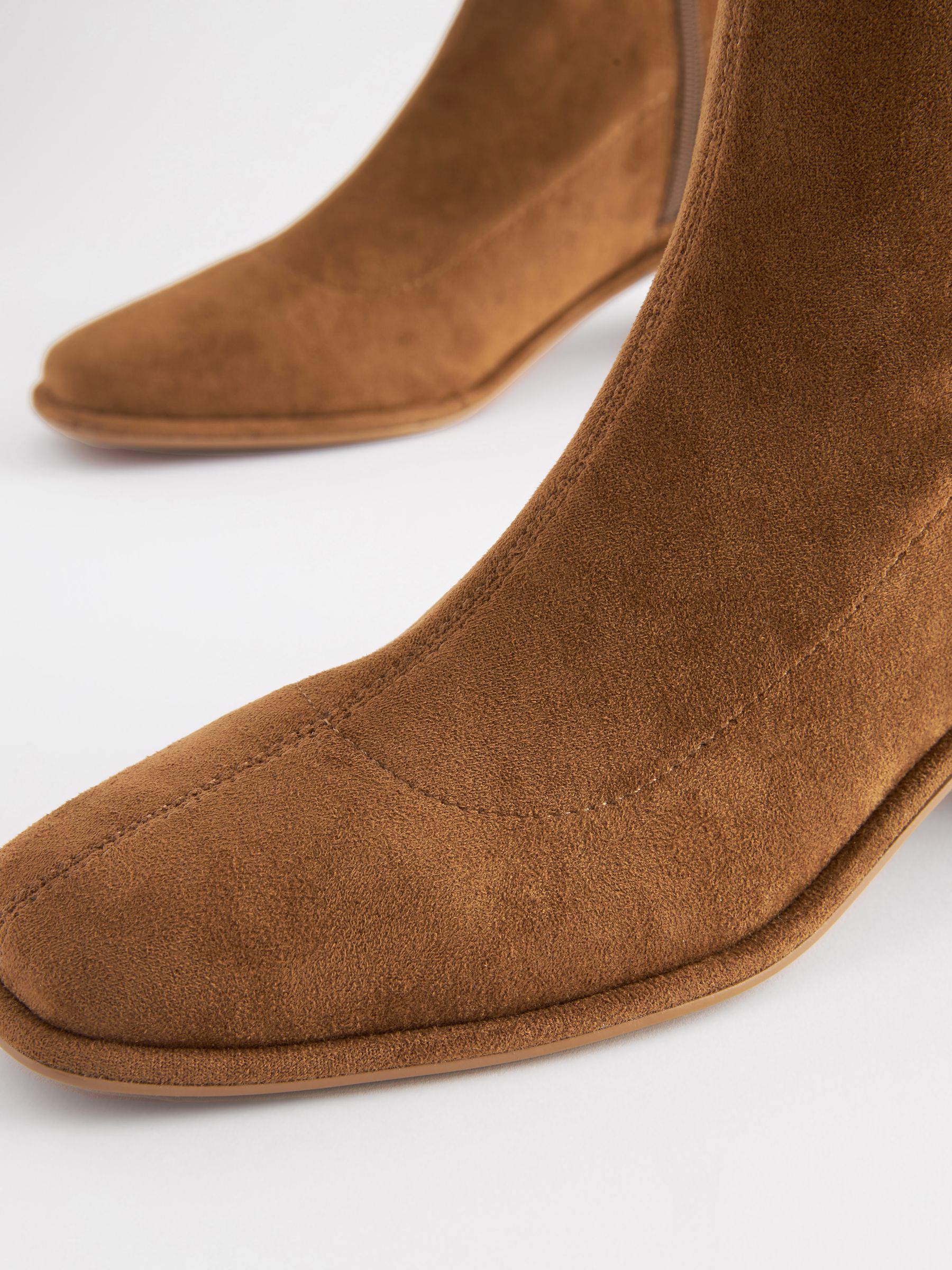 Buy Tan Brown Forever Comfort® Sock Ankle Boots from the Next UK online ...