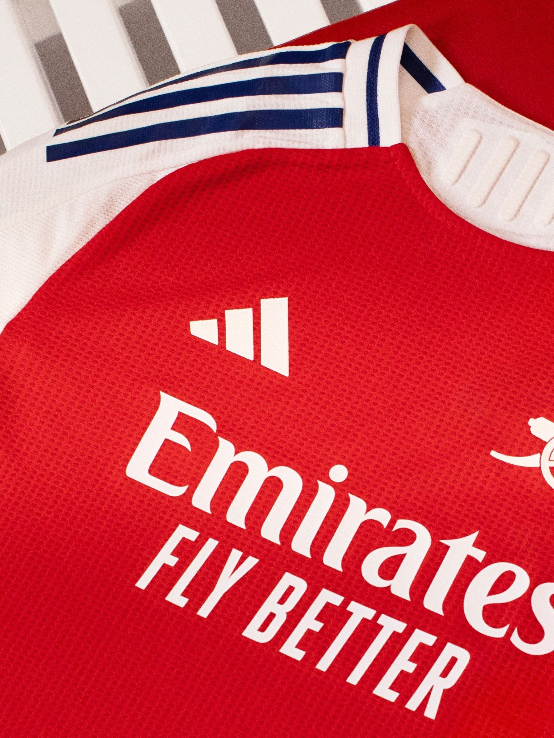 Buy adidas Red/White Arsenal 24/25 Home Jersey from the Next UK online shop