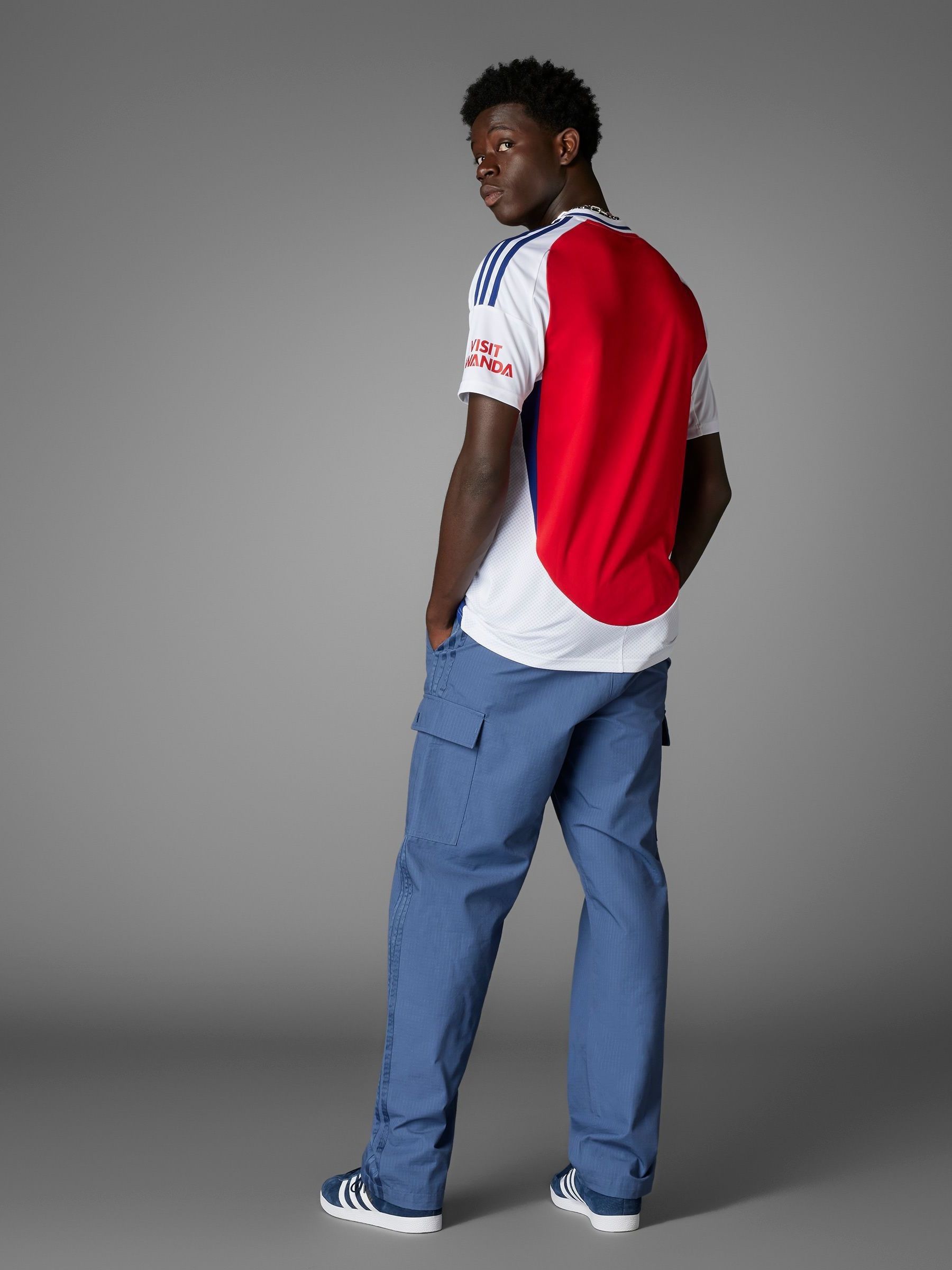 Buy adidas Red/White Arsenal 24/25 Home Jersey from the Next UK online shop