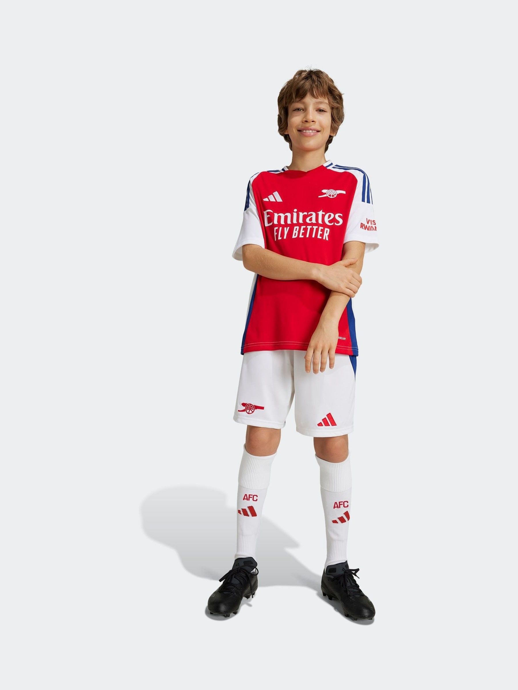 Buy adidas White Kids Arsenal 24/25 Home Shorts from the Next UK online ...