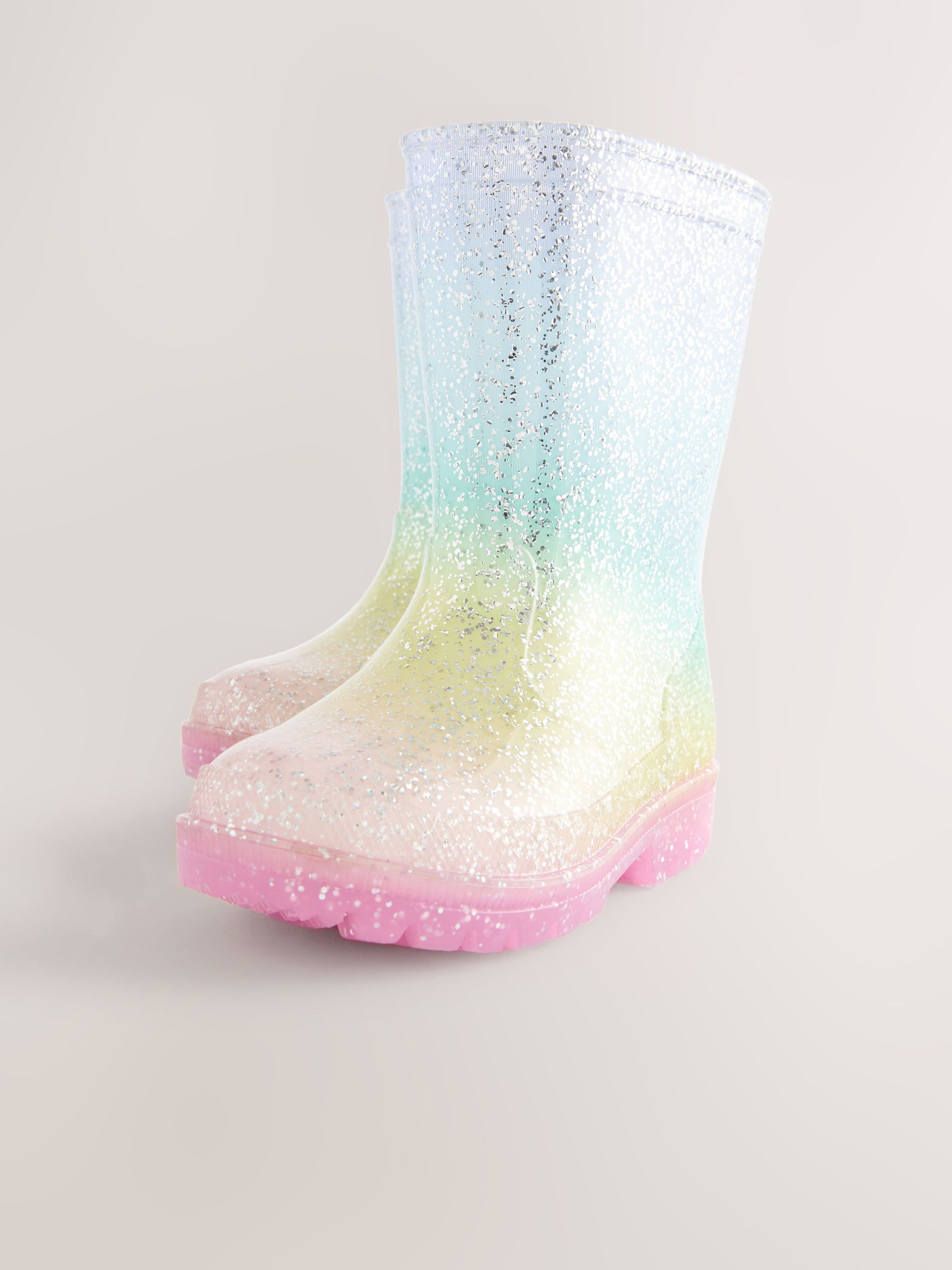 Buy Multi Rainbow Glitter Wellies from the Next UK online shop