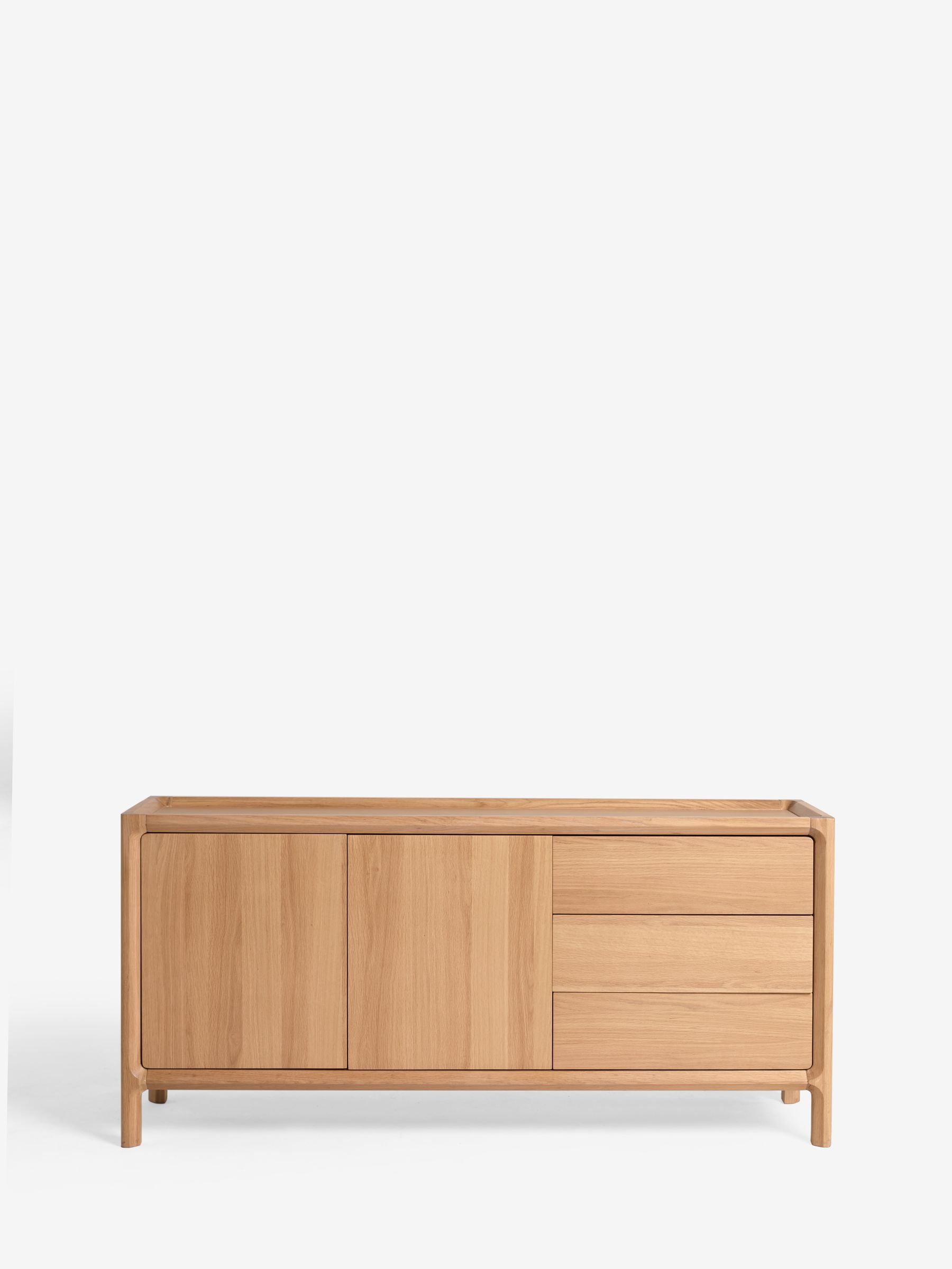 Buy Natural Sutton Oak and Oak Veneer Large Sideboard from the Next UK ...