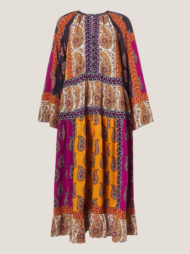 Buy Monsoon Red Magdalena Paisley Print Midi Dress from the Next UK ...