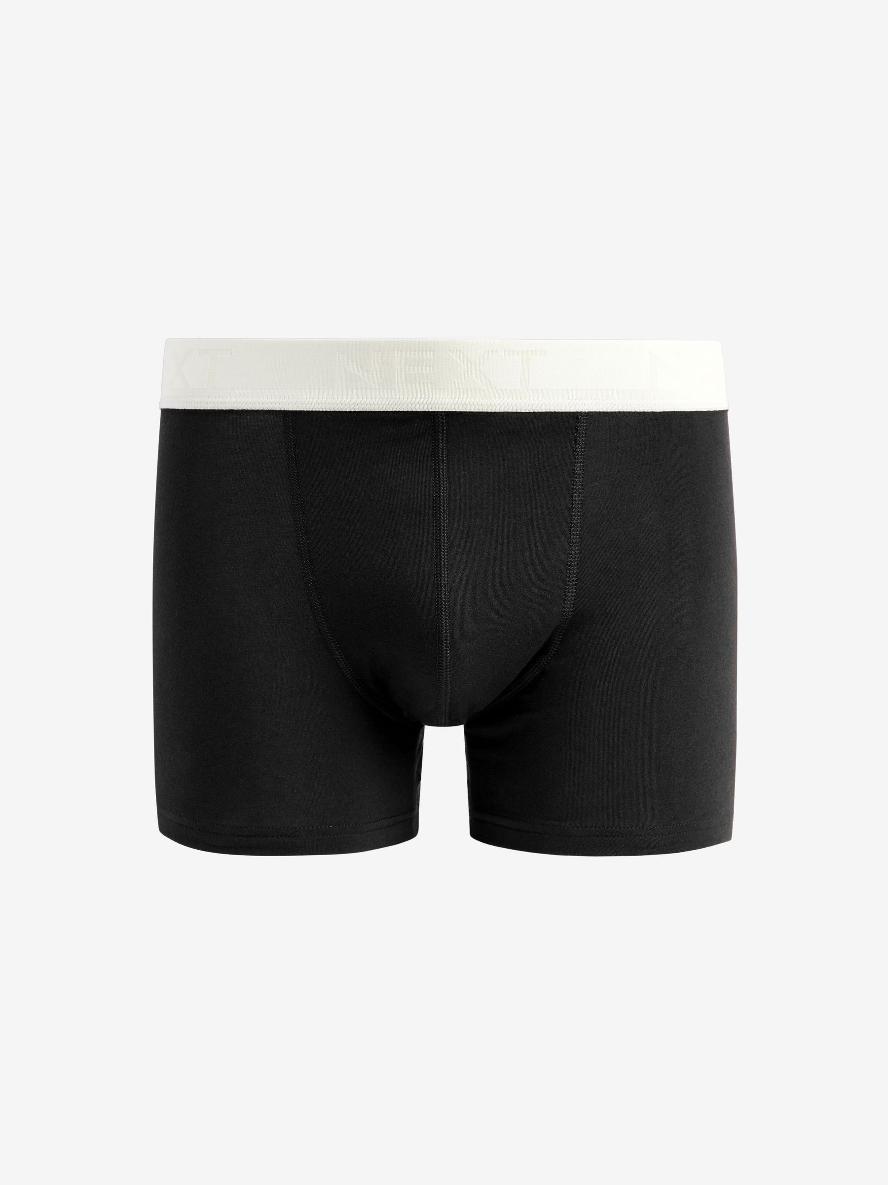 Buy Black Pastel Textured Colour Waistband Trunk Boxers 8 Pack from ...
