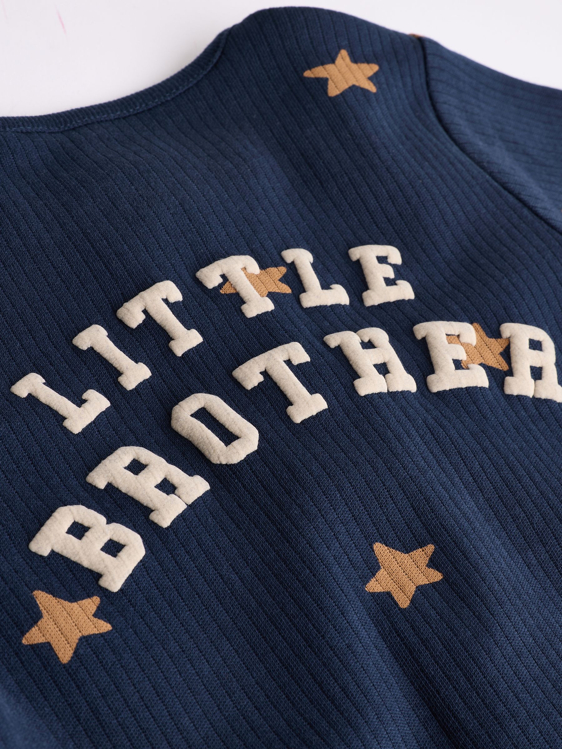 Buy Blue Little Brother Baby Family Sleepsuit (0-2yrs) from the Next UK ...