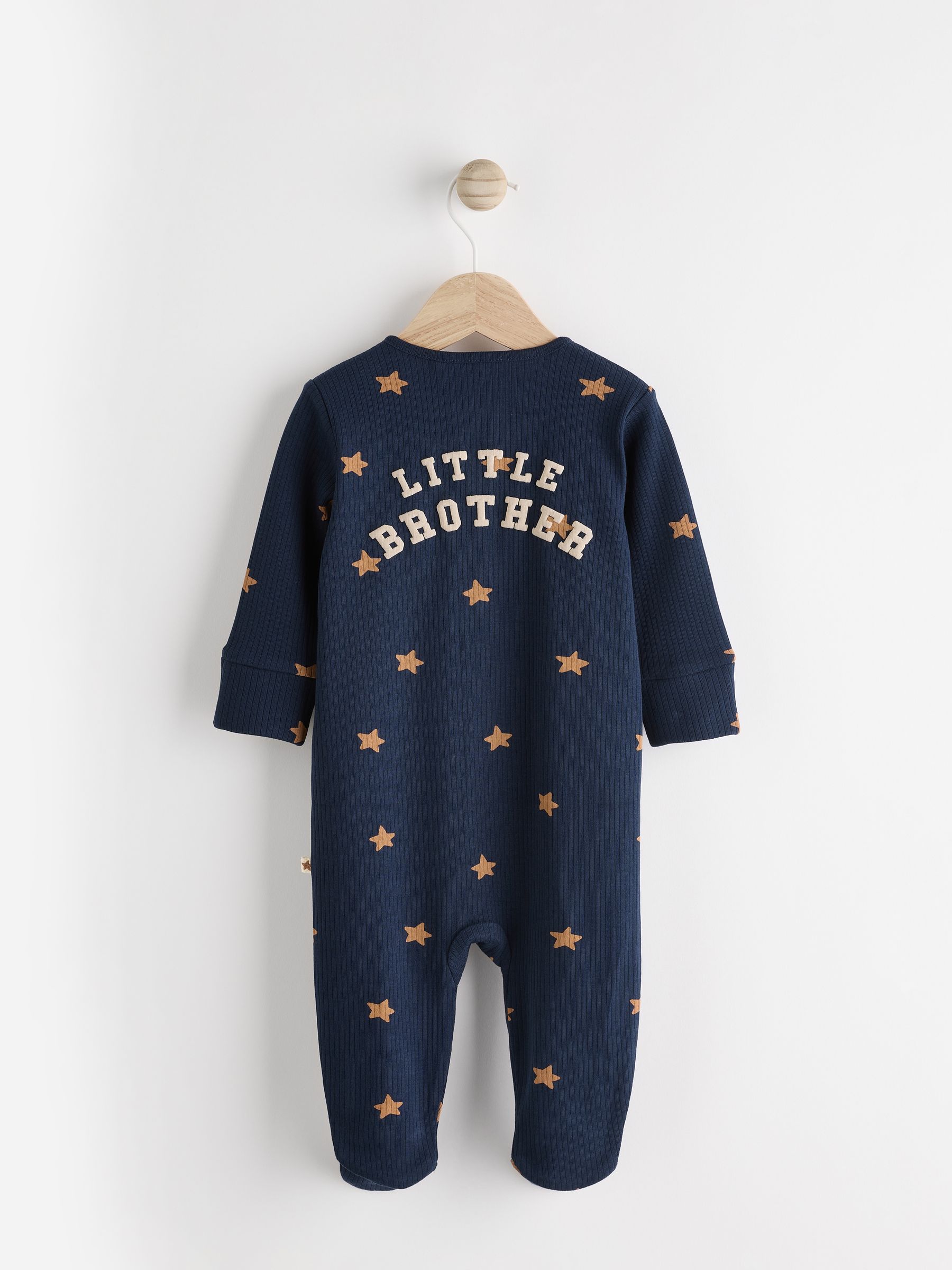 Buy Blue Little Brother Baby Family Sleepsuit (0-2yrs) from the Next UK ...