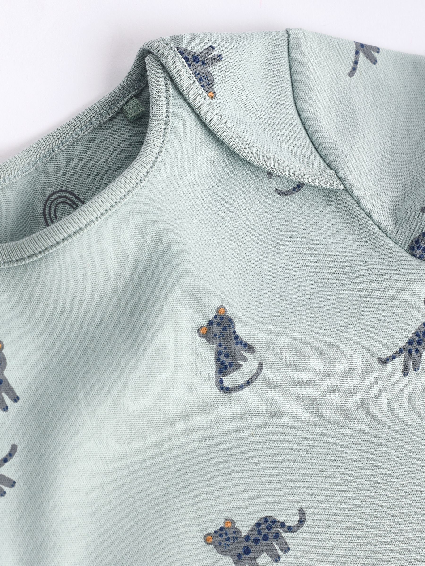 Buy Teal Blue Baby 100% Cotton Bodysuits 7 Pack from Next USA