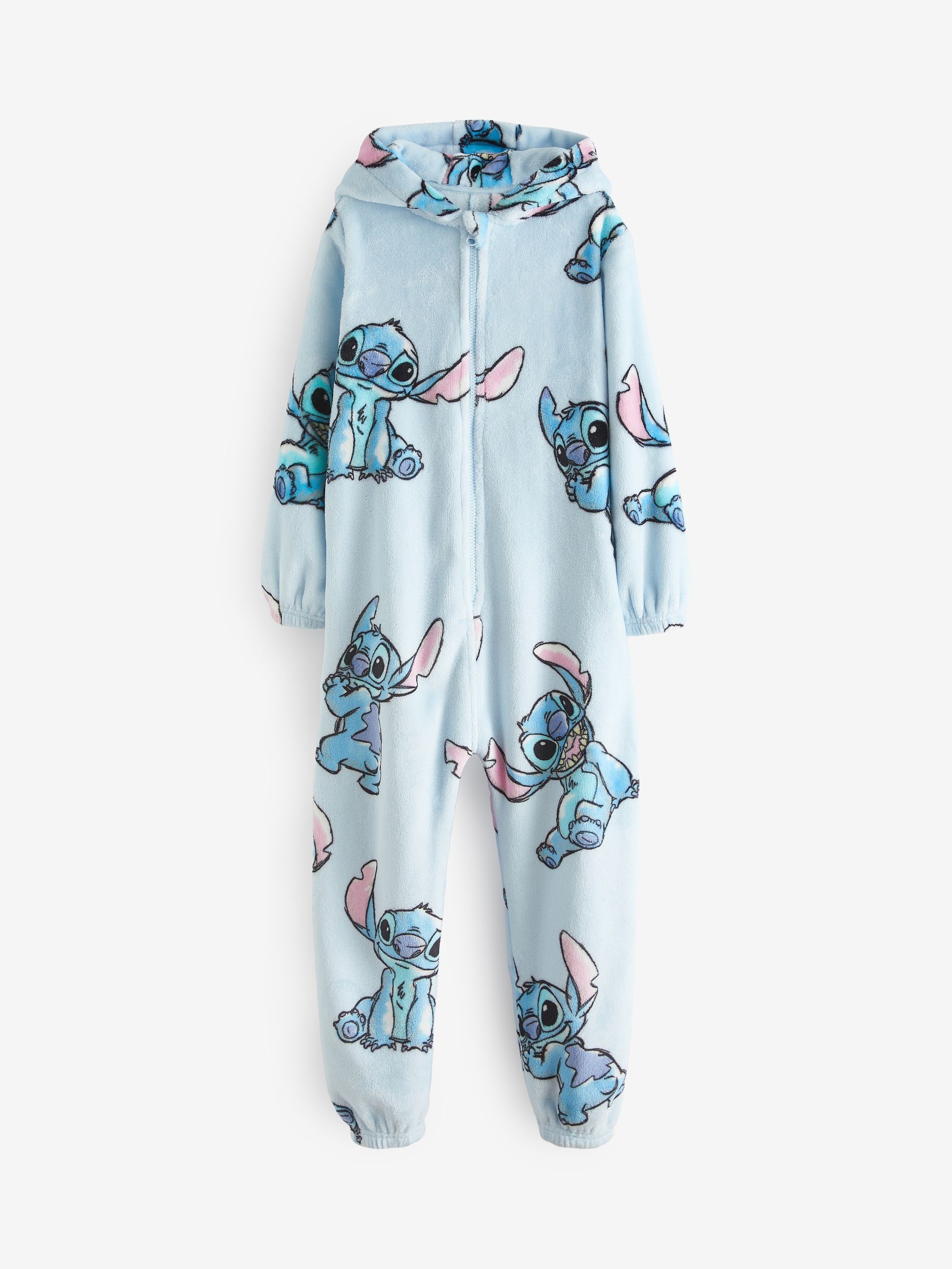 Buy Blue Lilo & Stitch Fleece All-In-One (3-16yrs) from the Next UK ...