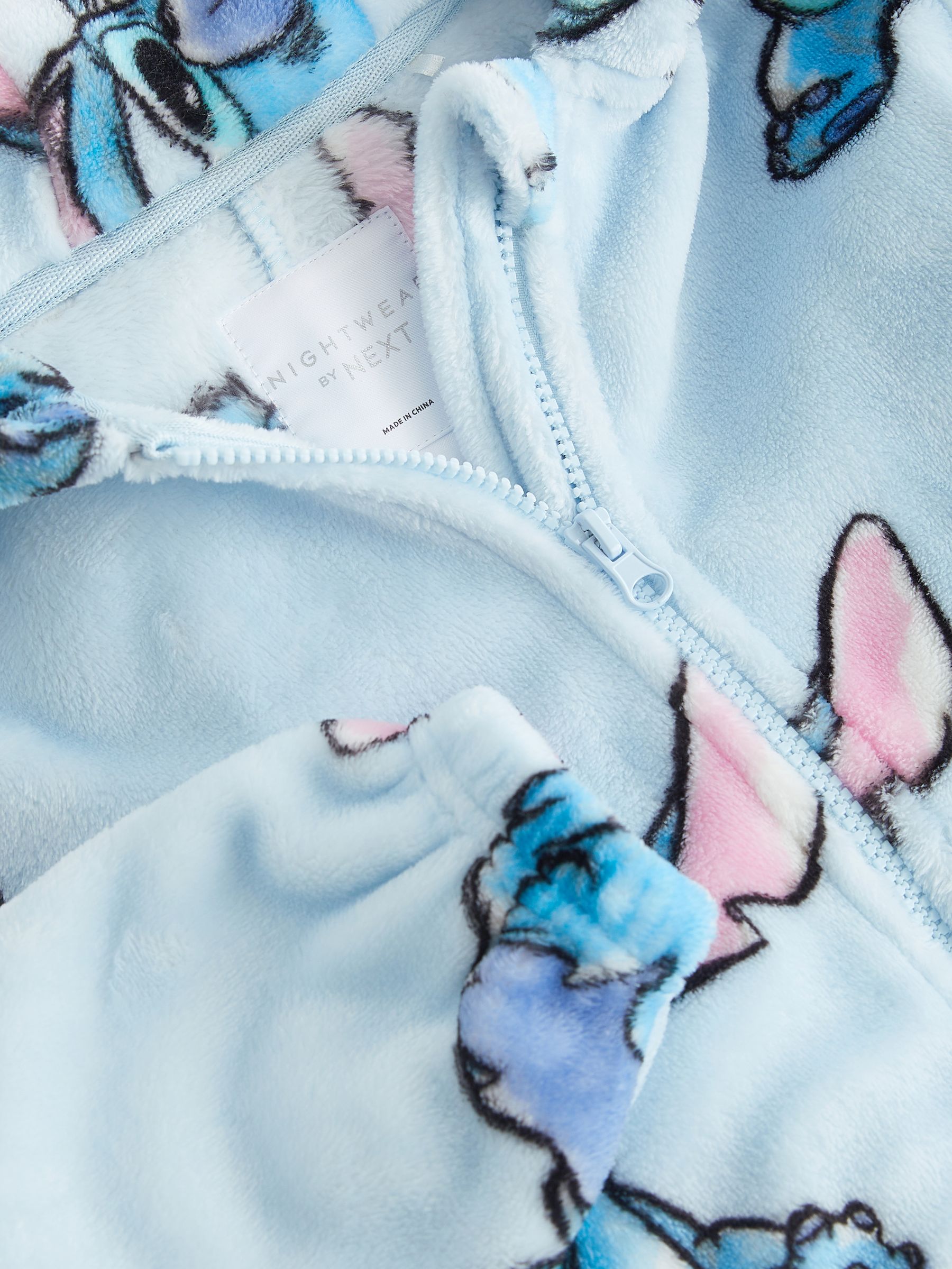 Buy Blue Lilo & Stitch Fleece All-In-One (3-16yrs) from the Next UK ...